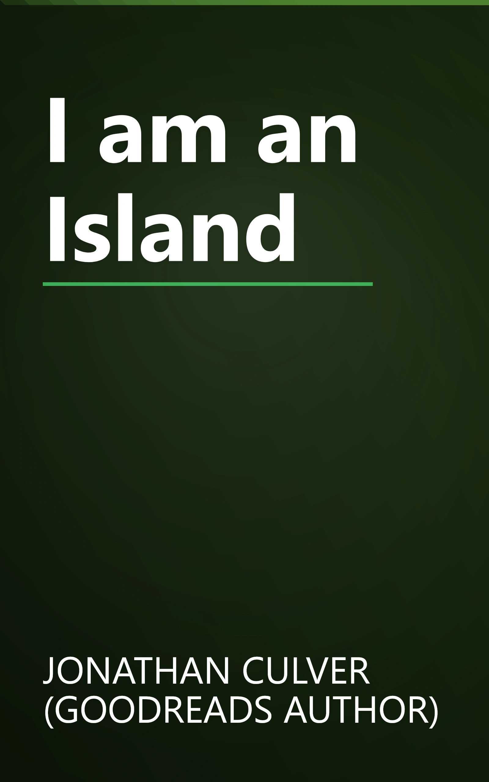 I am an Island book cover