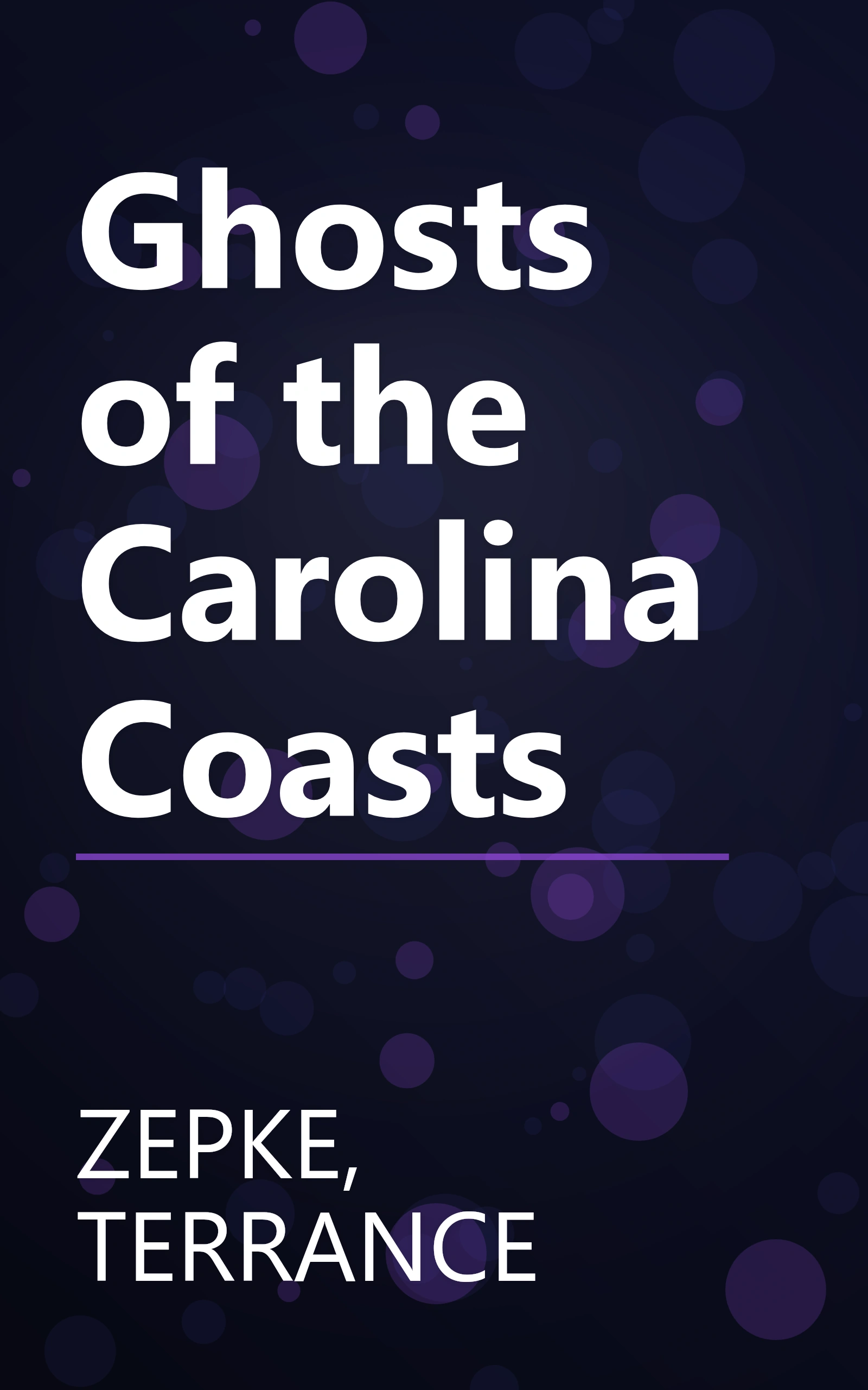 Ghosts of the Carolina Coasts book cover