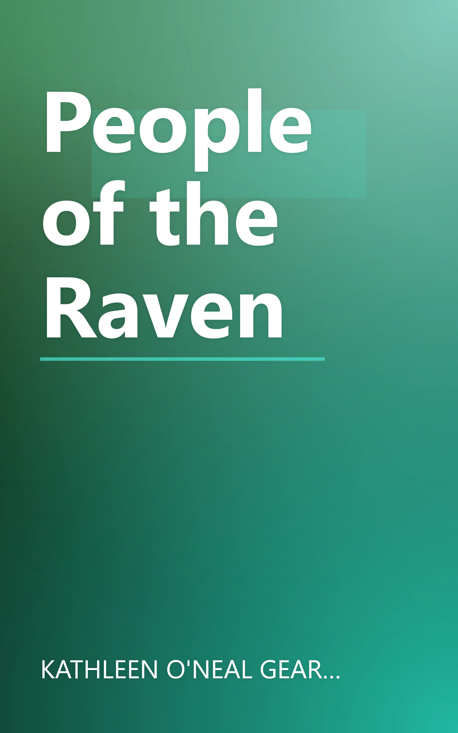 People of the Raven book cover