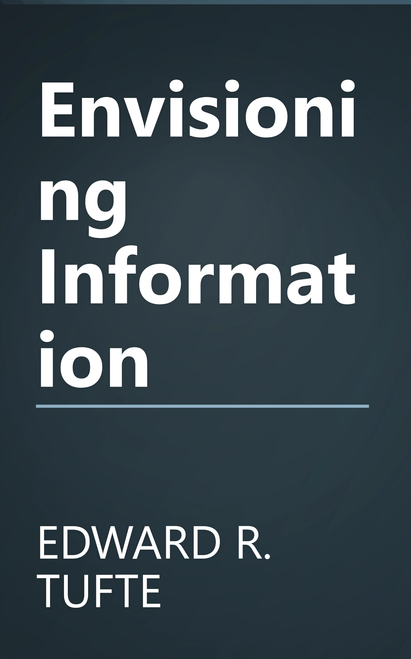 Envisioning Information book cover