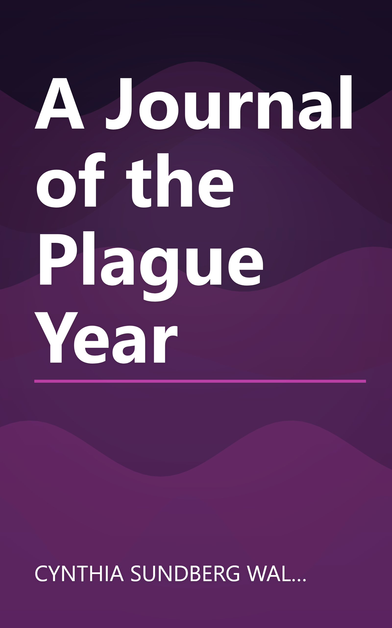A Journal of the Plague Year book cover