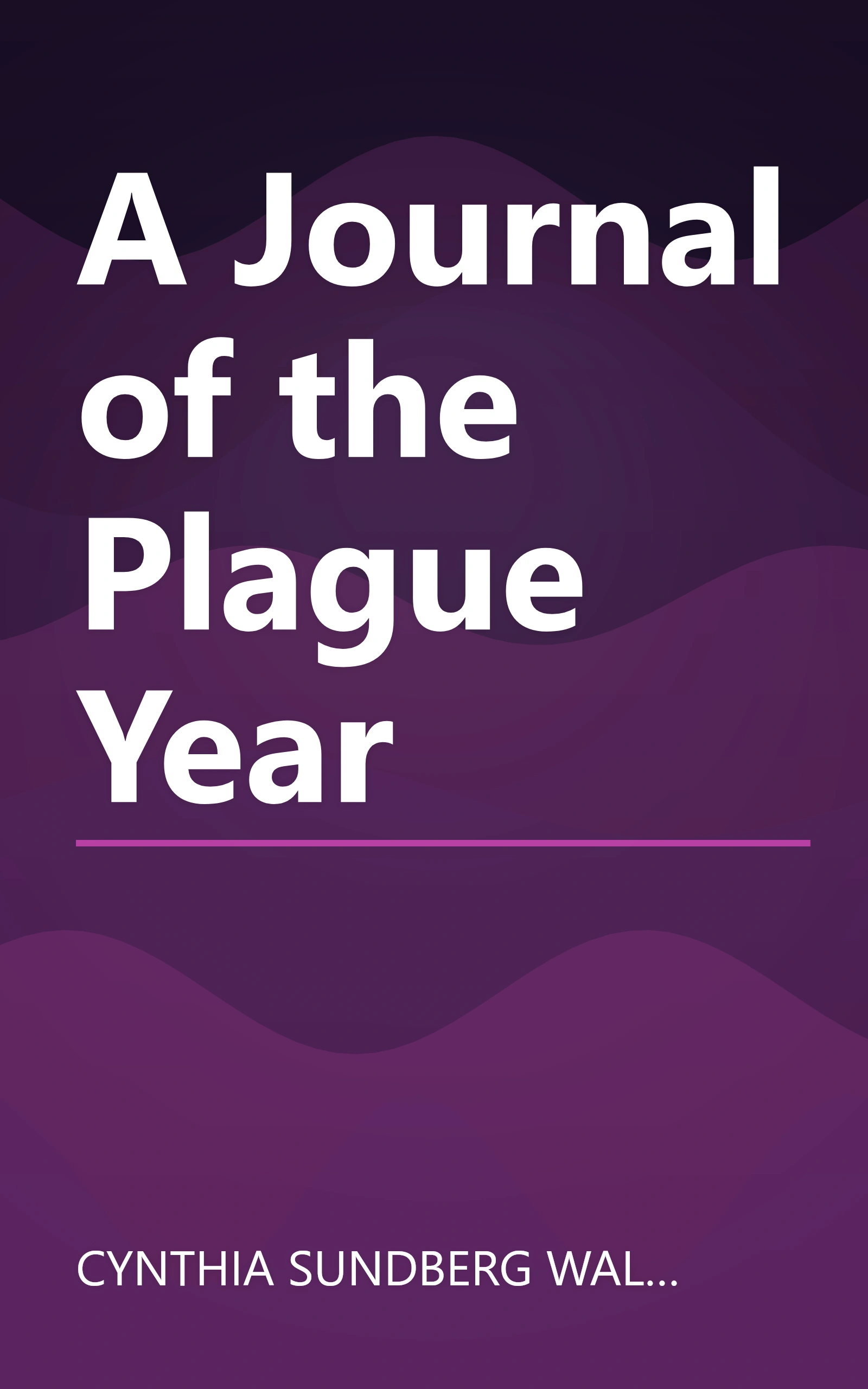 A Journal of the Plague Year book cover