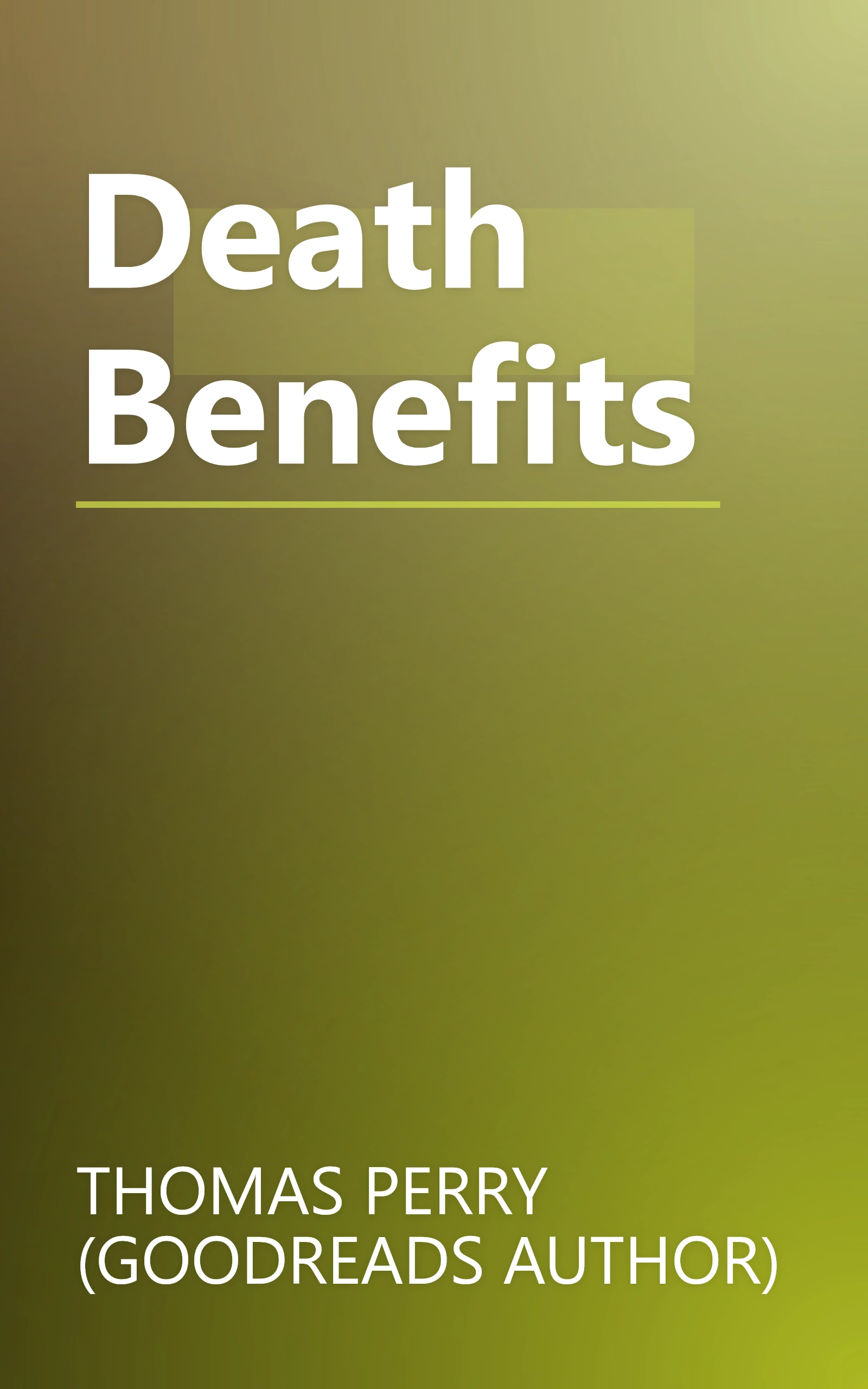 Death Benefits book cover
