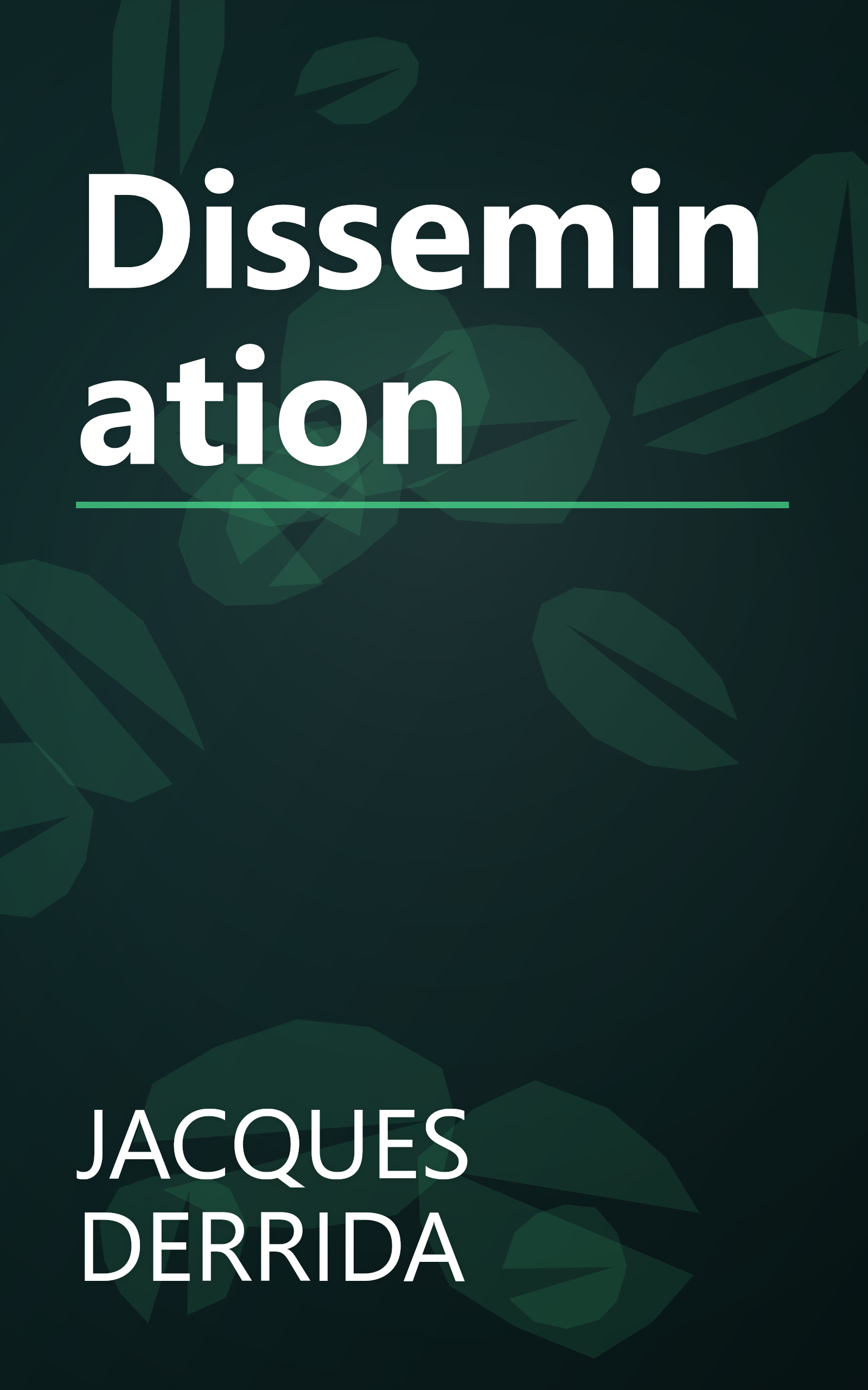 Dissemination book cover