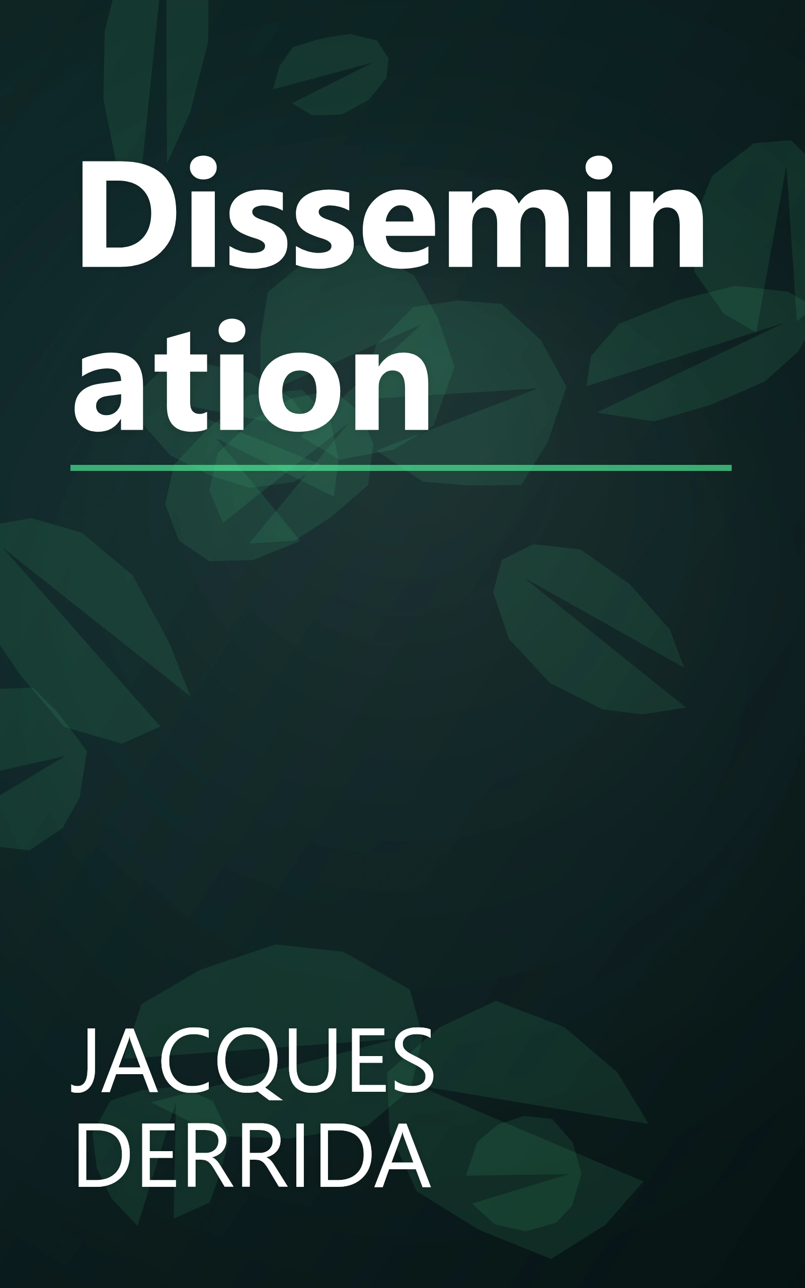 Dissemination book cover