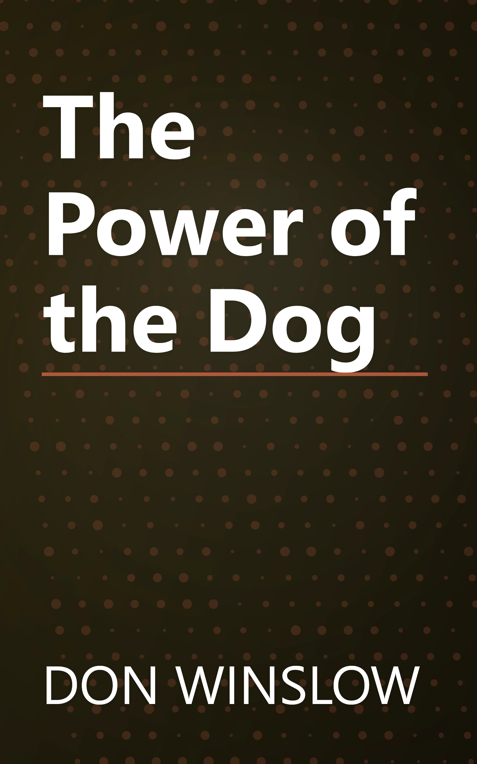 The Power of the Dog book cover