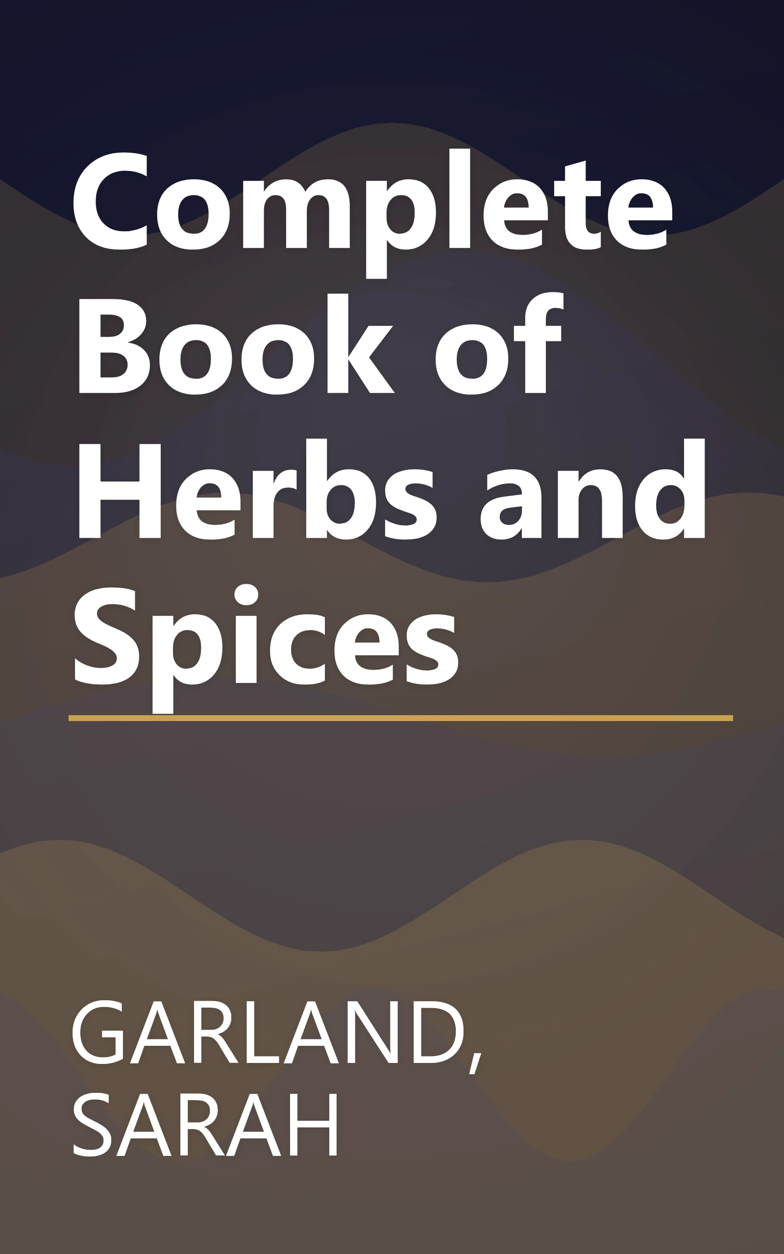Complete Book of Herbs and Spices book cover