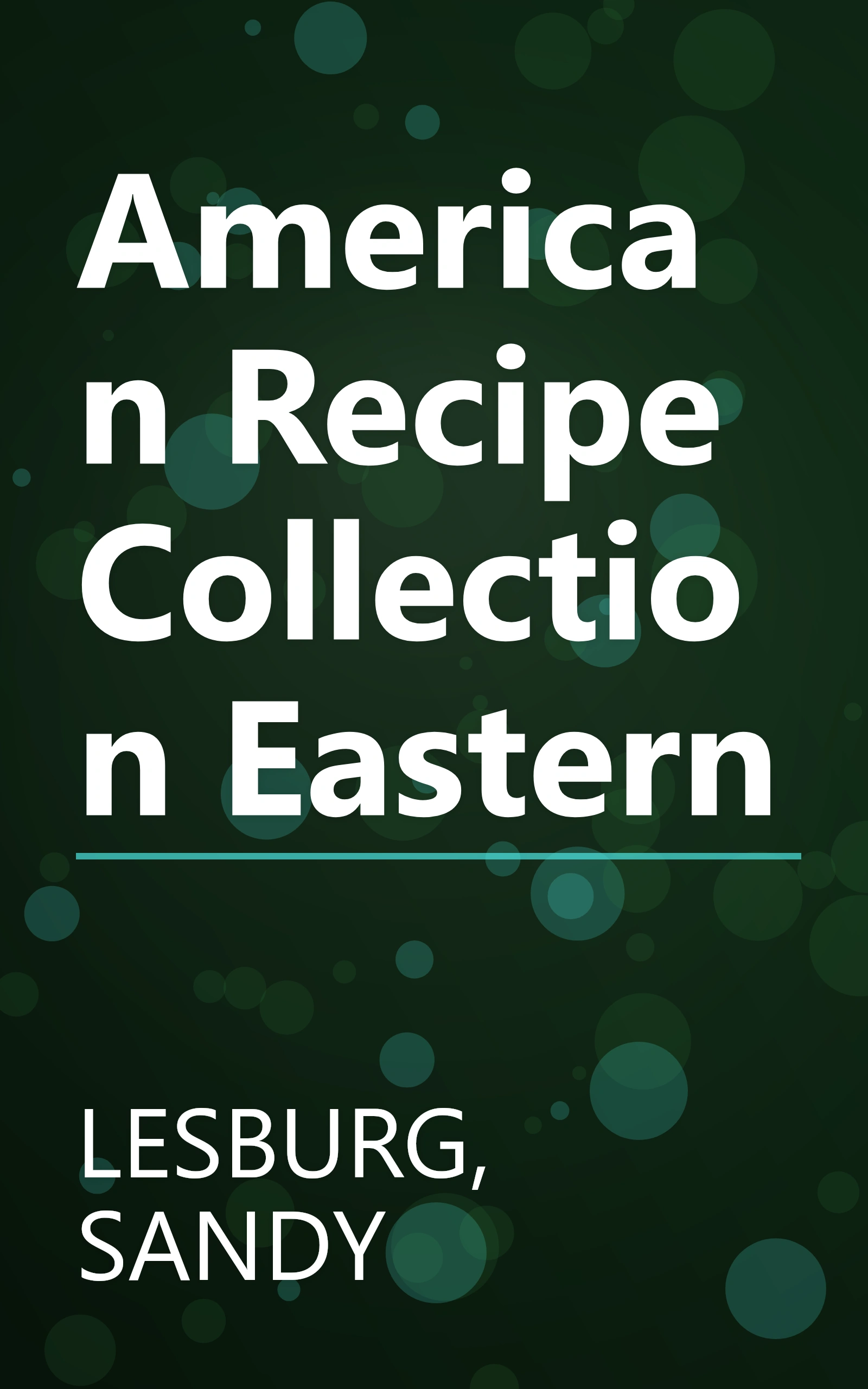 American Recipe Collection Eastern book cover
