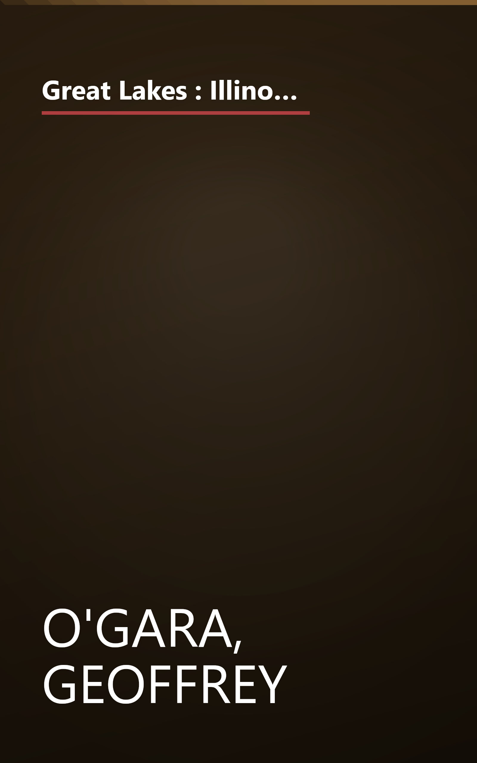 Great Lakes : Illinois, Indiana, Ohio, Michigan, Wisconsin, and Minnesota (National Geographic's Driving Guides to America) book cover