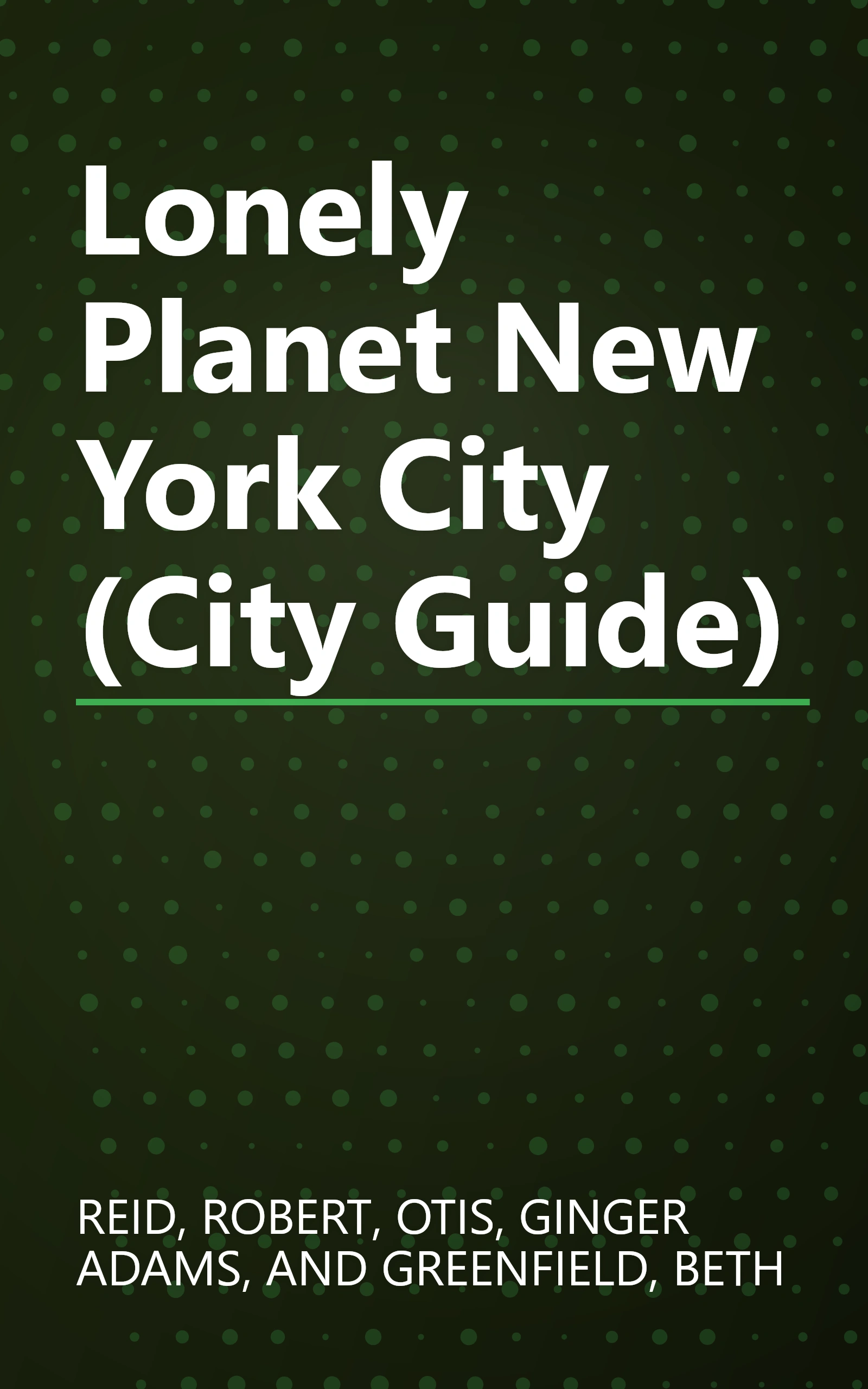 Lonely Planet New York City (City Guide) book cover