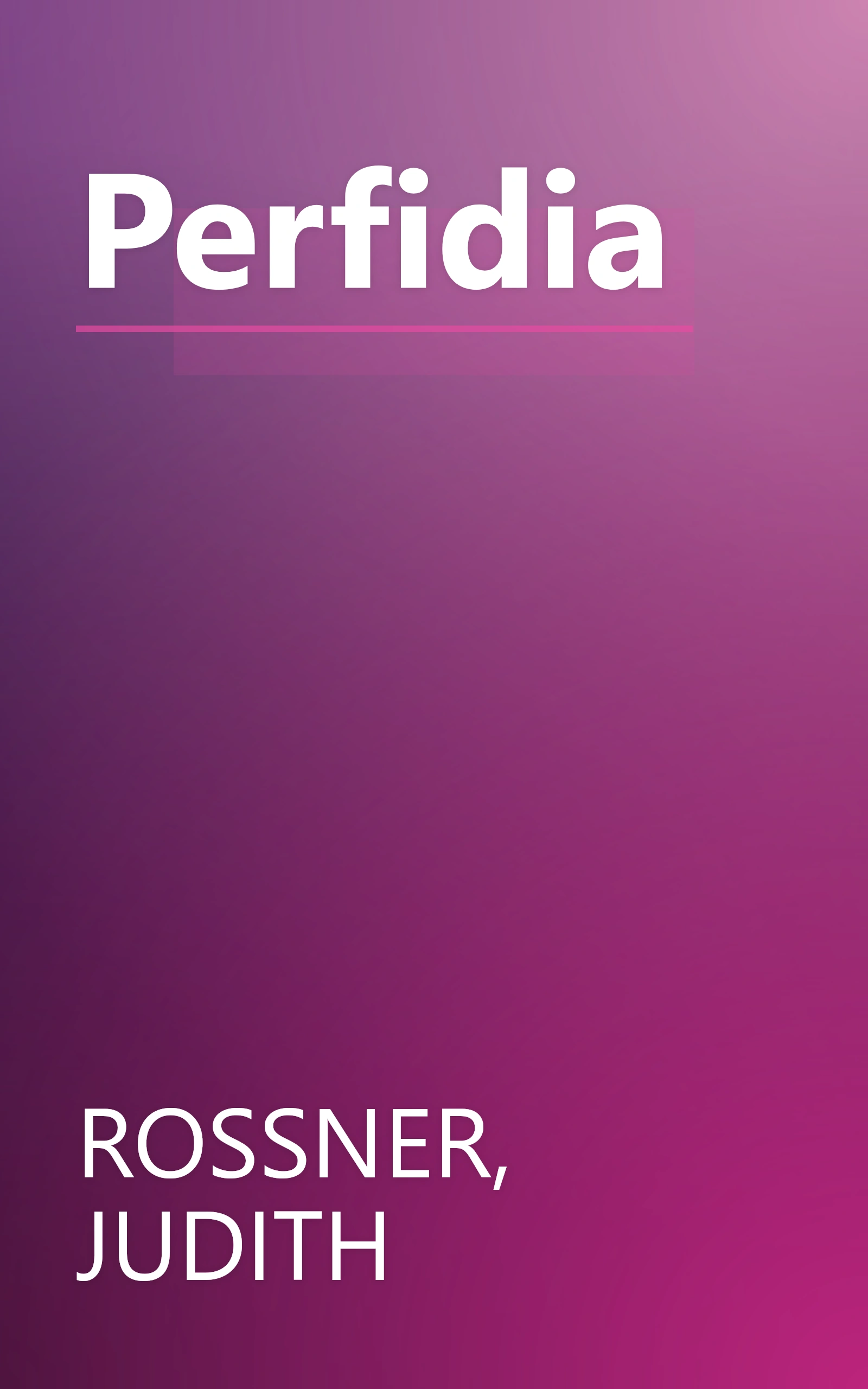 Perfidia book cover