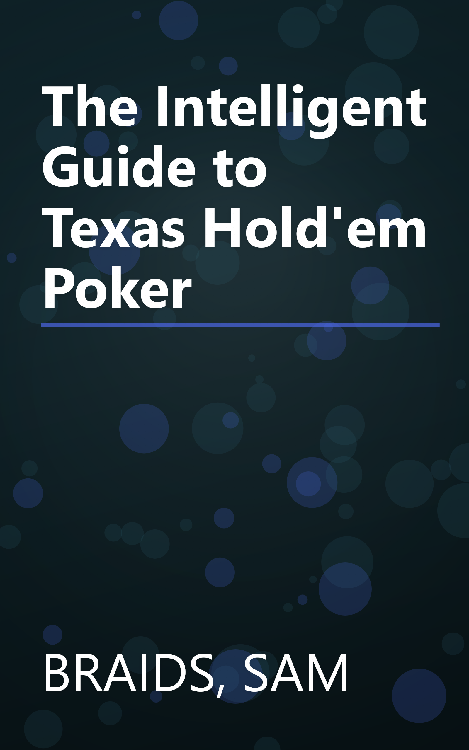 The Intelligent Guide to Texas Hold'em Poker book cover