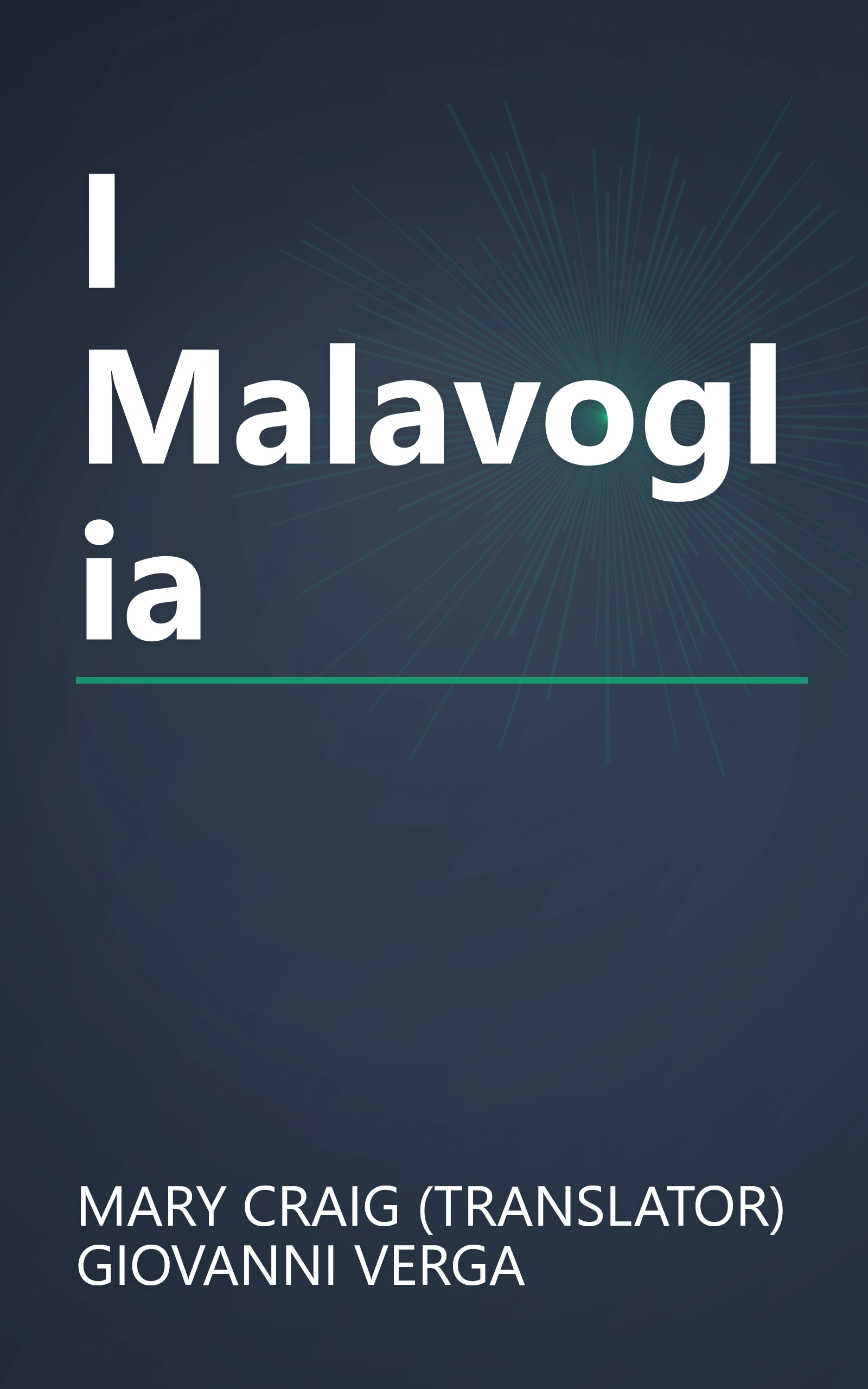 I Malavoglia book cover