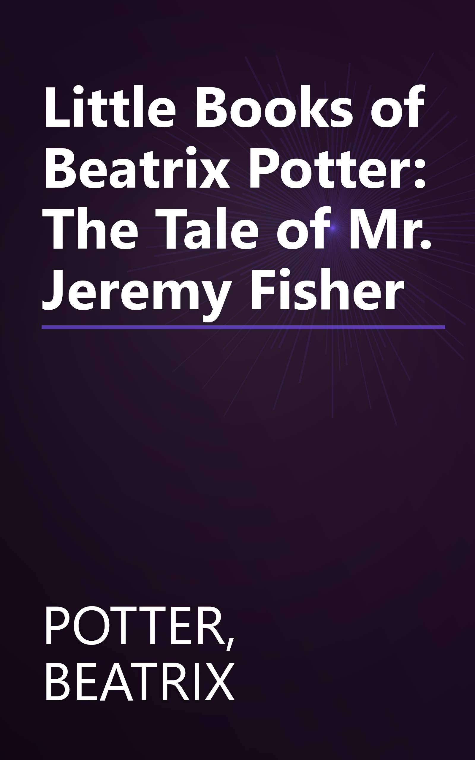 Little Books of Beatrix Potter: The Tale of Mr. Jeremy Fisher book cover