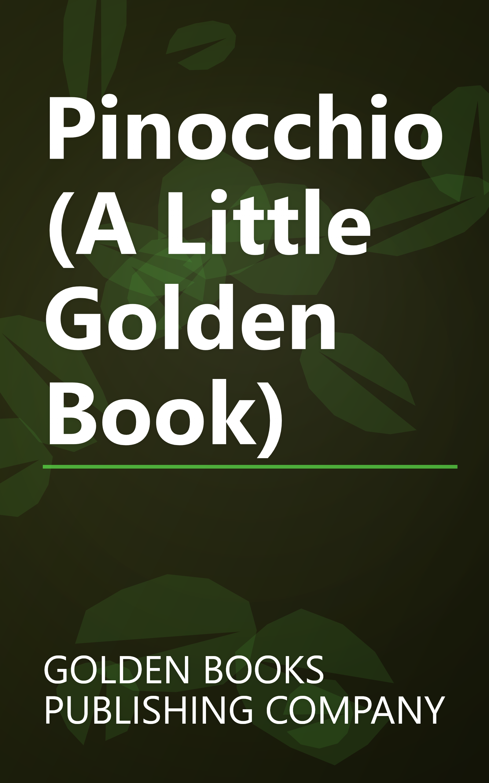 Pinocchio (A Little Golden Book) book cover