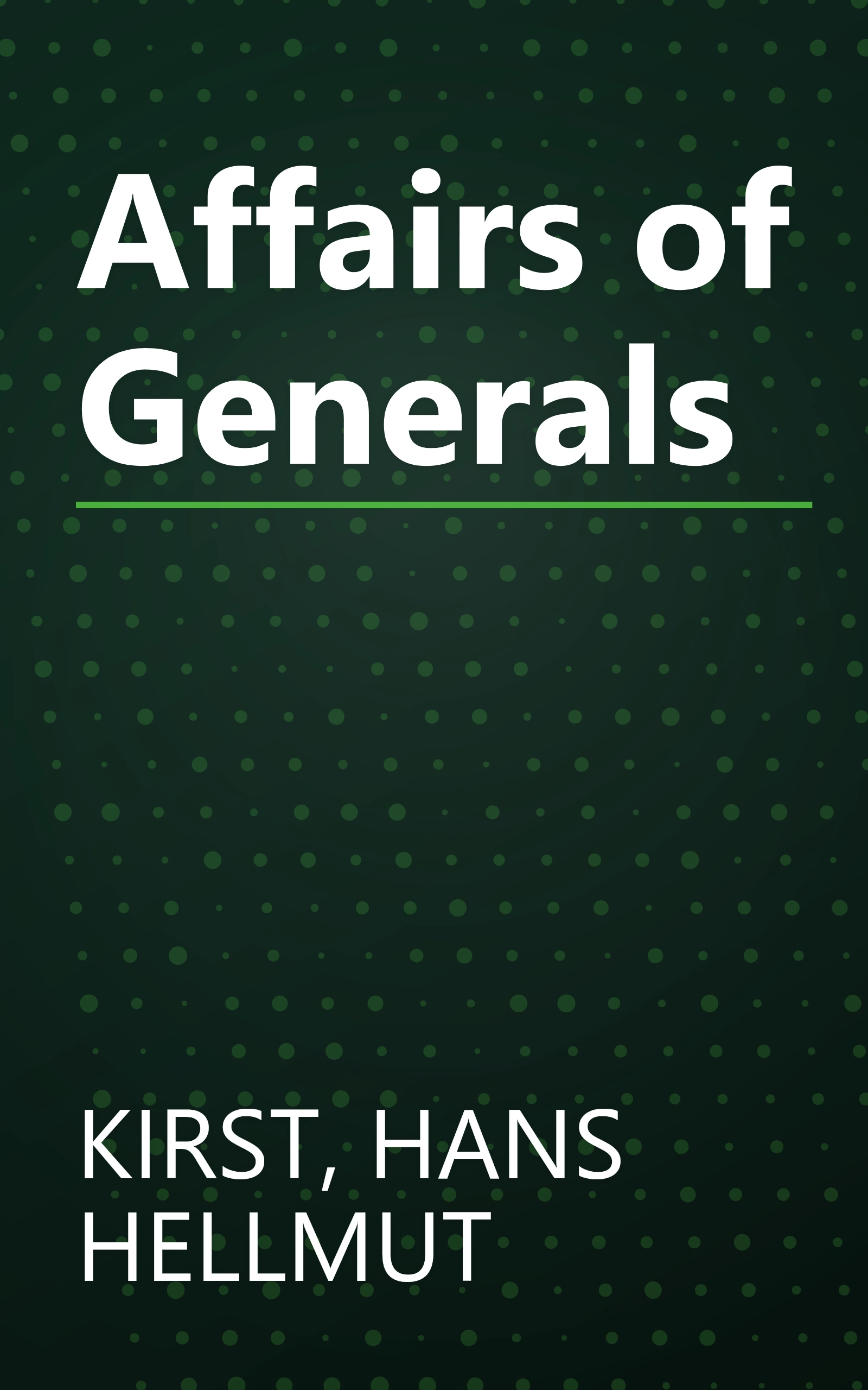Affairs of Generals book cover