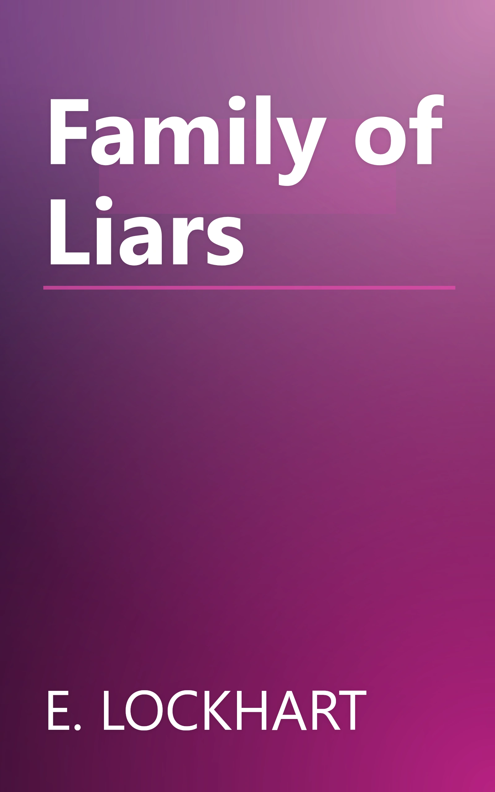 Family of Liars book cover