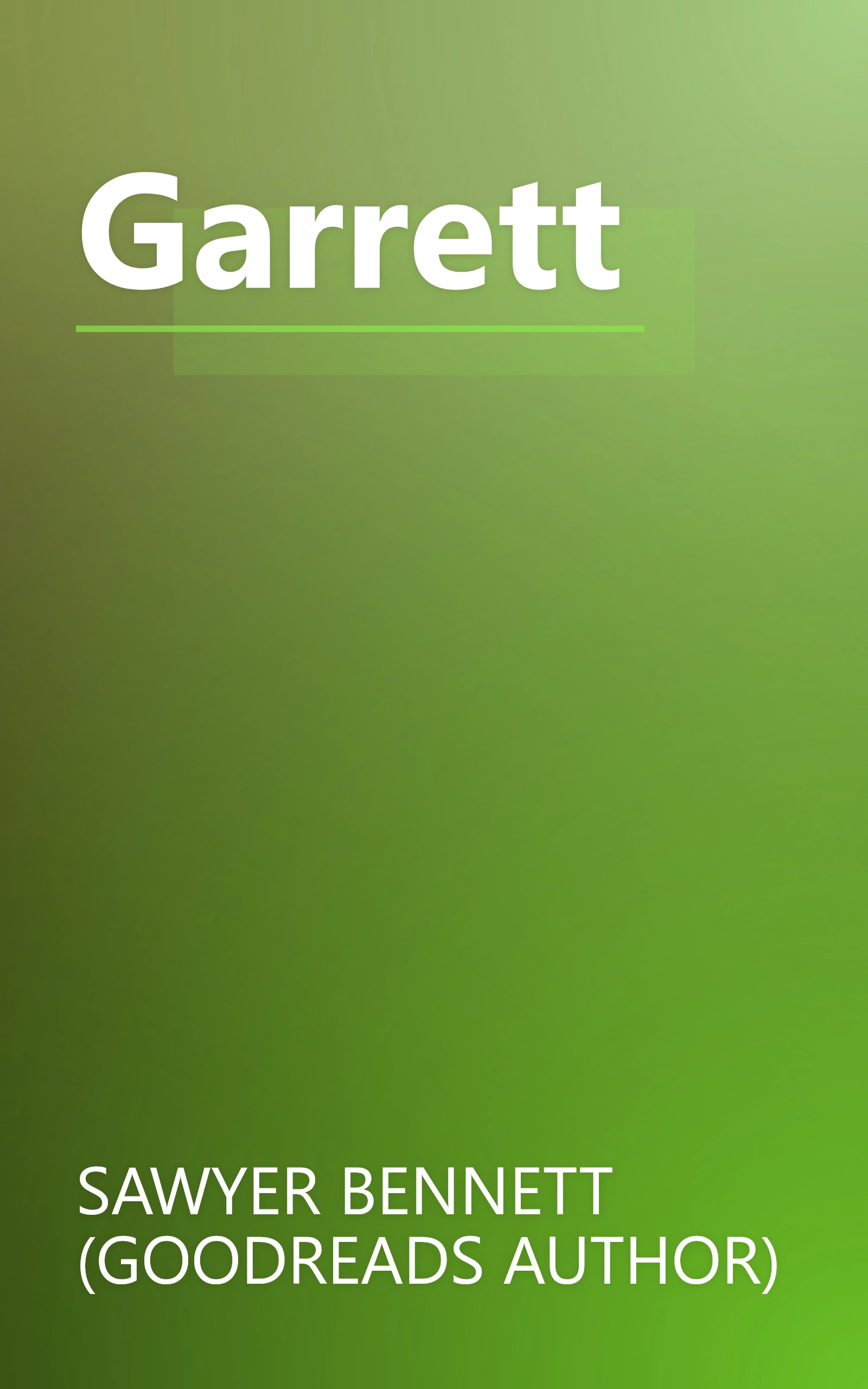 Garrett book cover
