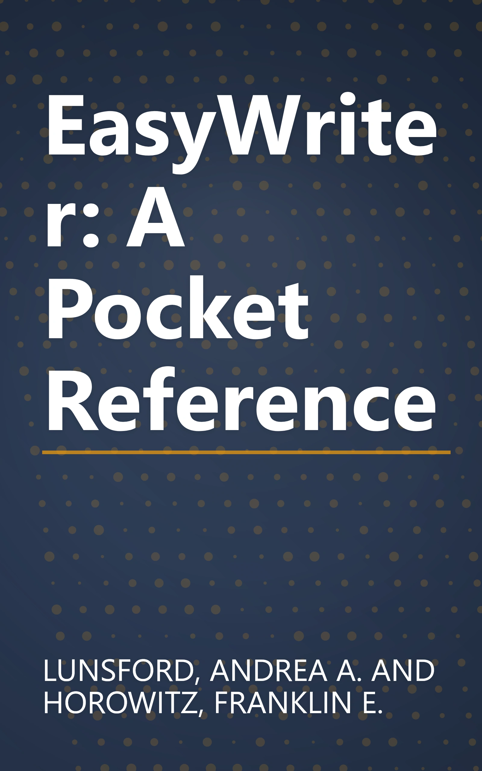 EasyWriter: A Pocket Reference book cover