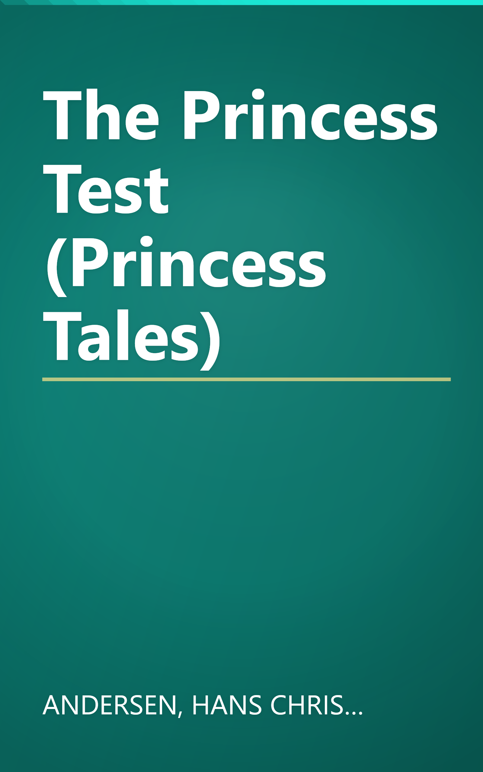 The Princess Test (Princess Tales) book cover