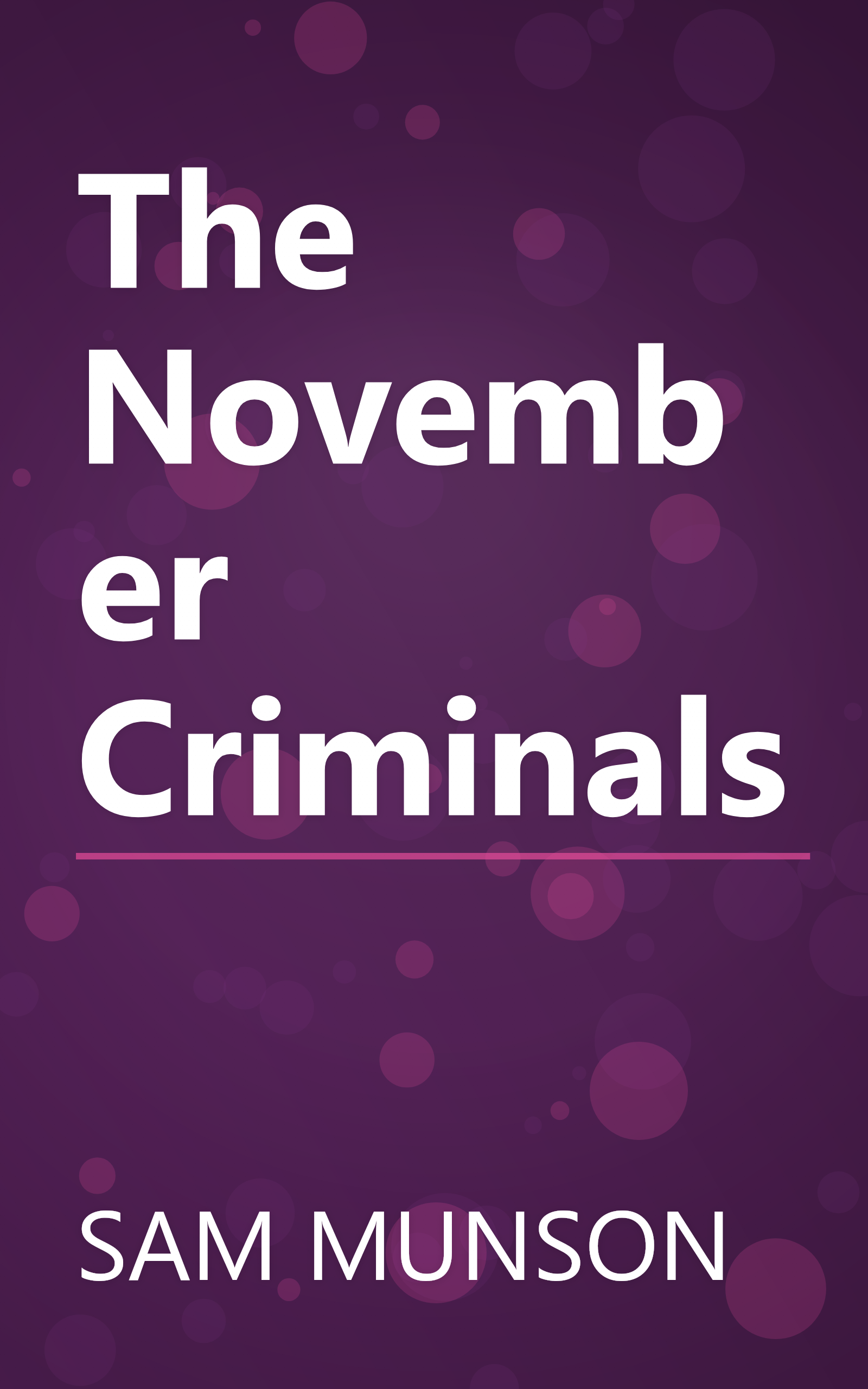 The November Criminals book cover