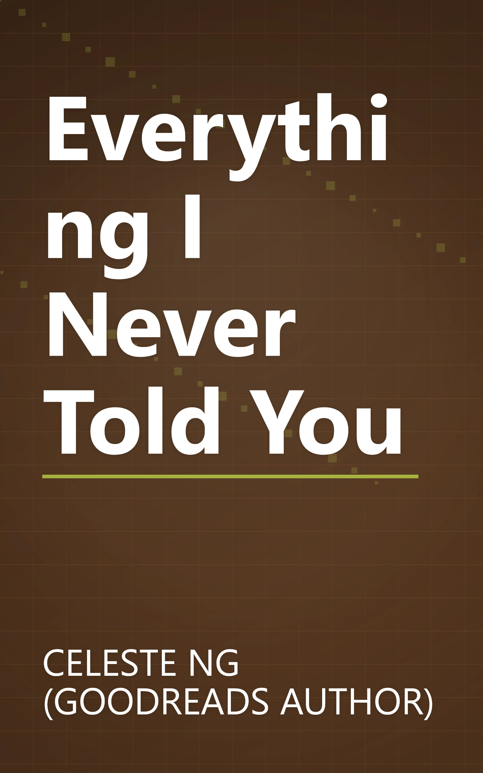 Everything I Never Told You book cover