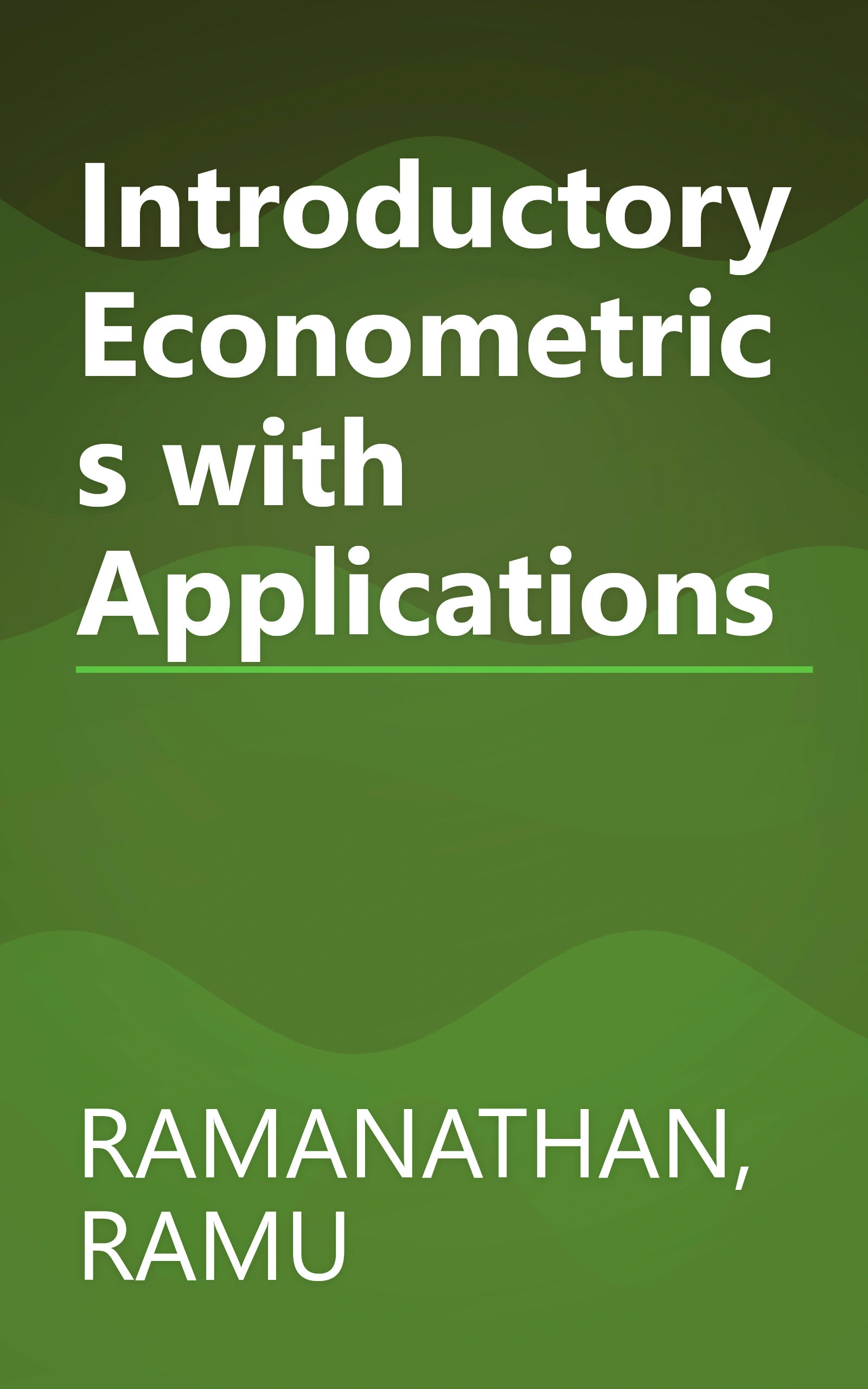 Introductory Econometrics with Applications book cover