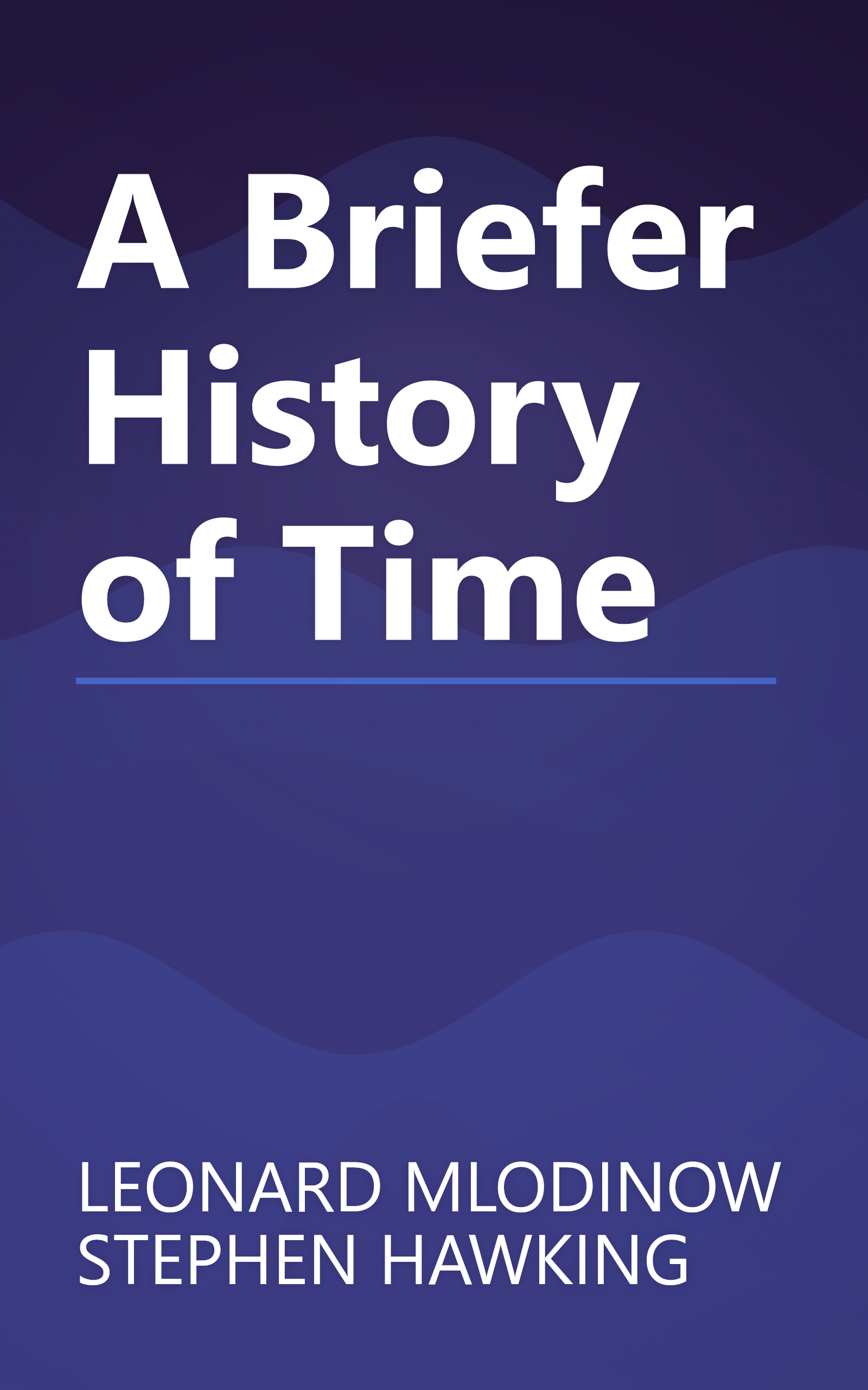 A Briefer History of Time book cover
