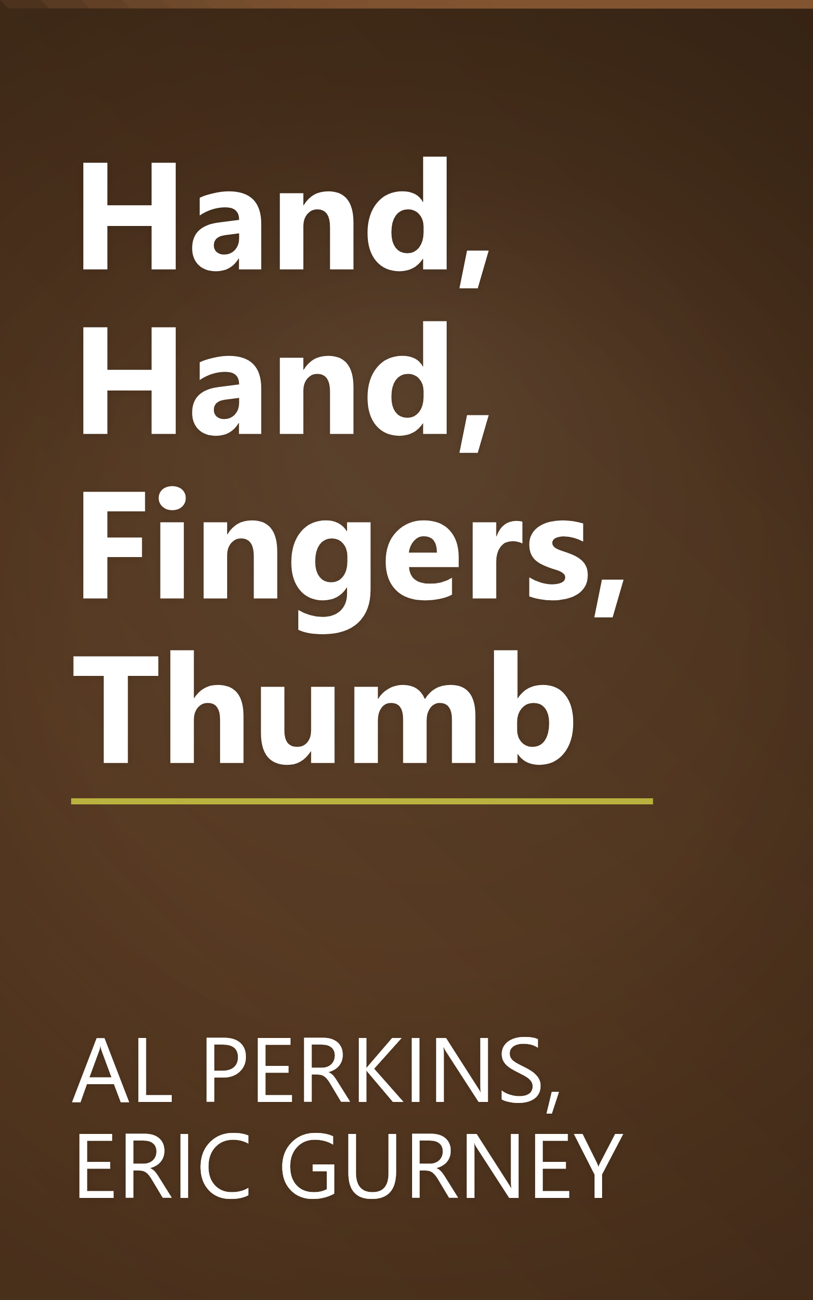 Hand, Hand, Fingers, Thumb book cover