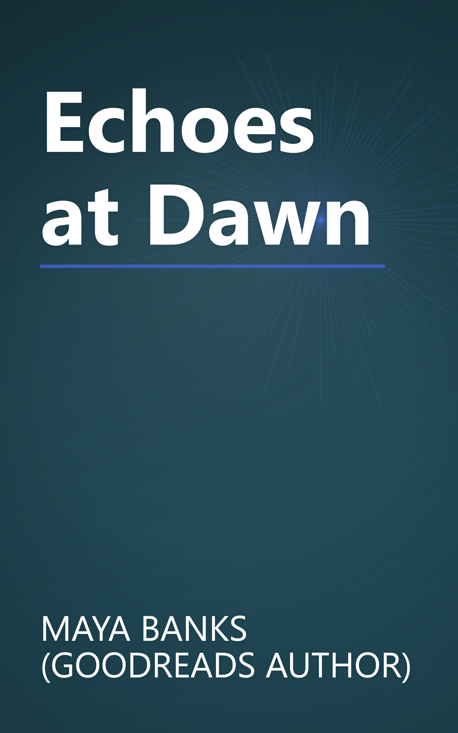 Echoes at Dawn book cover