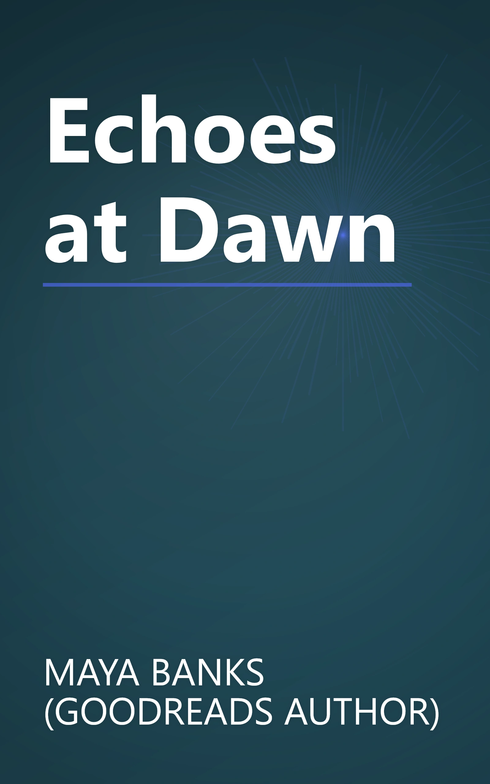 Echoes at Dawn book cover