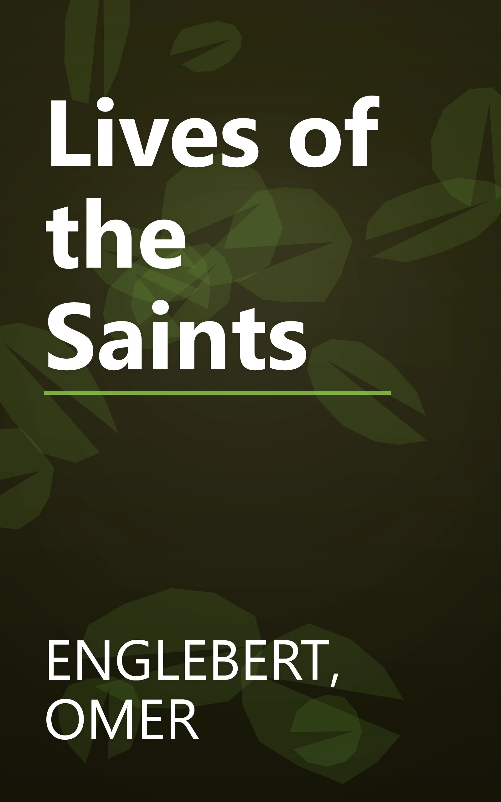 Lives of the Saints book cover