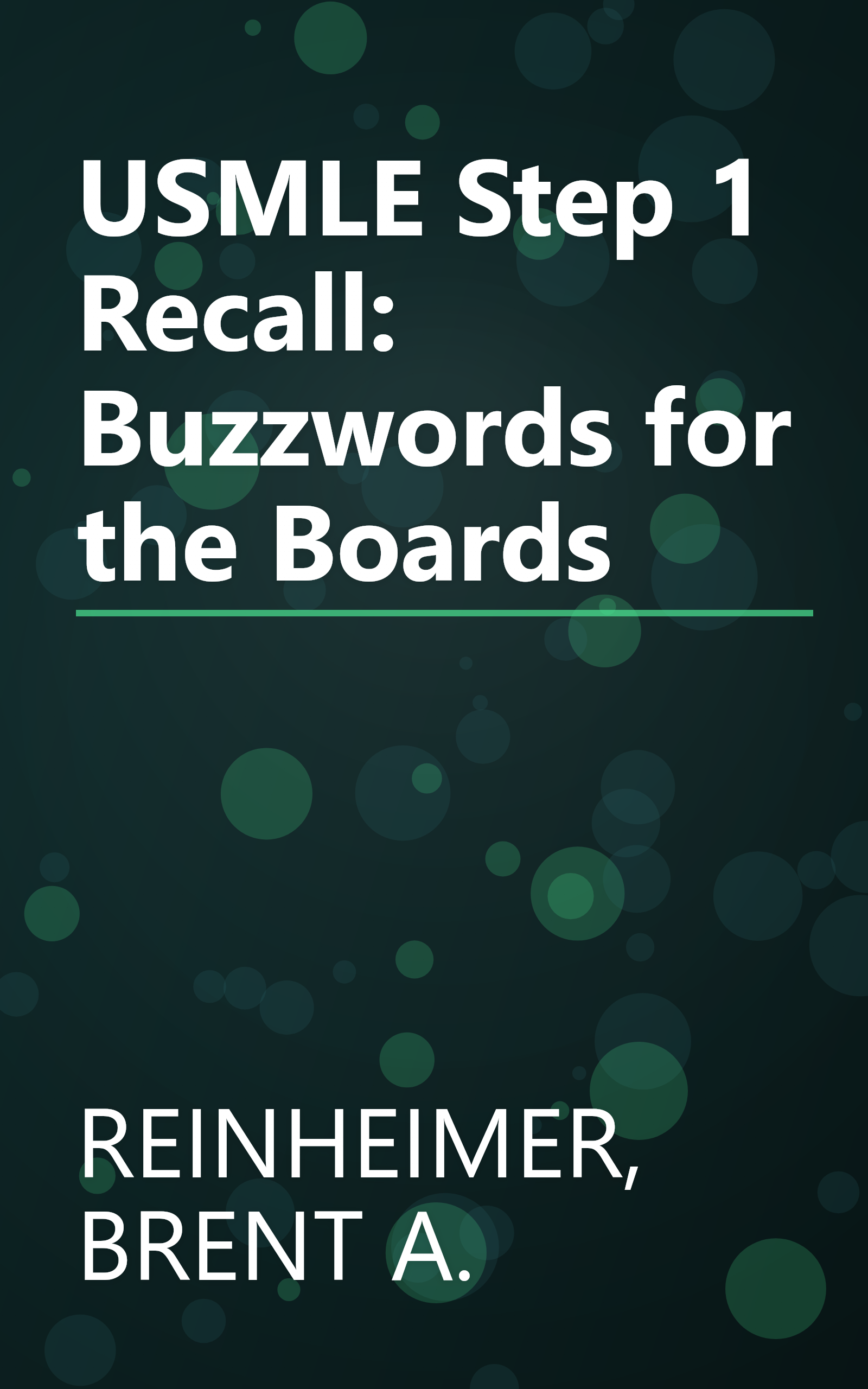 USMLE Step 1 Recall: Buzzwords for the Boards book cover