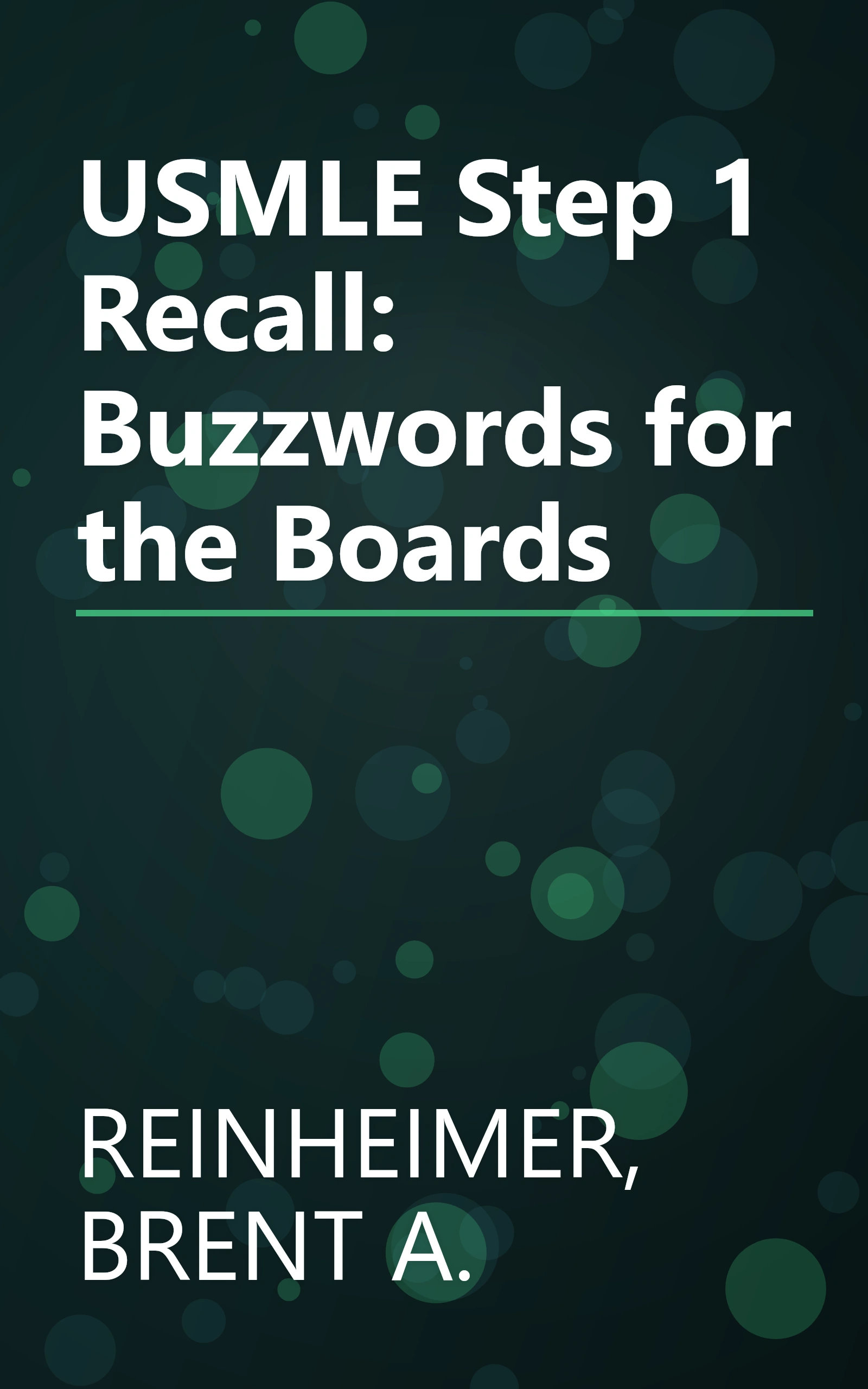 USMLE Step 1 Recall: Buzzwords for the Boards book cover