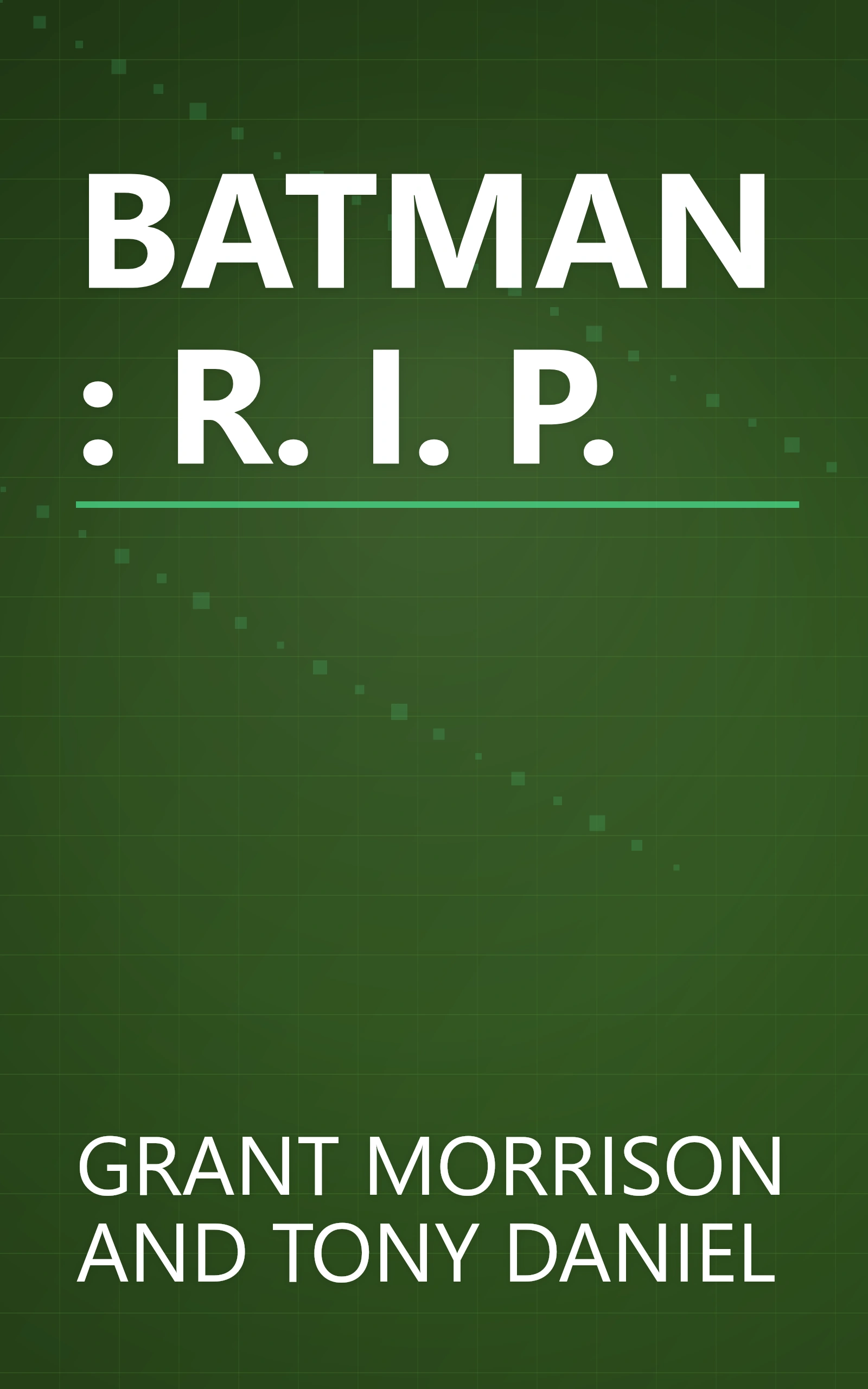 BATMAN: R. I. P. book cover