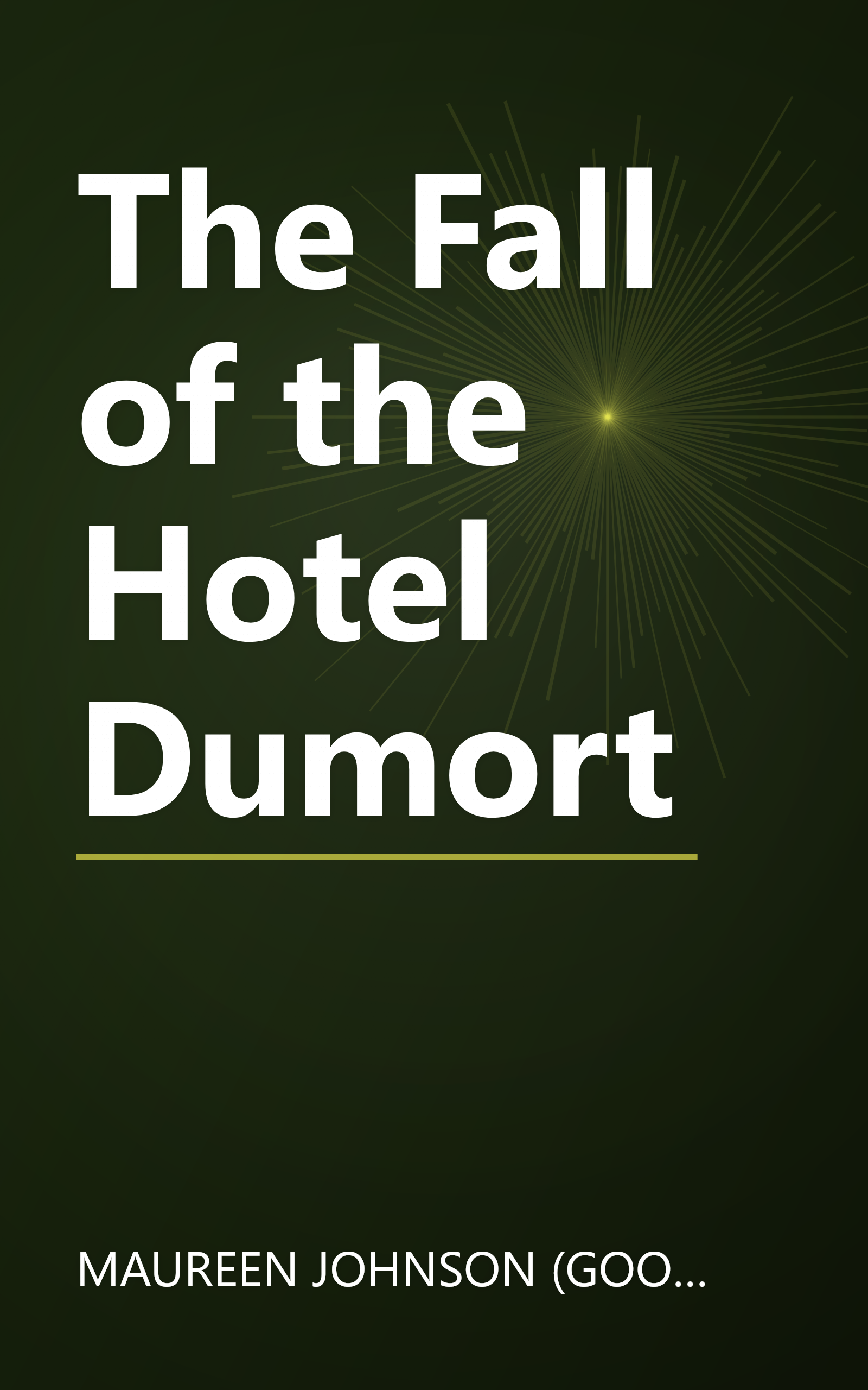 The Fall of the Hotel Dumort book cover