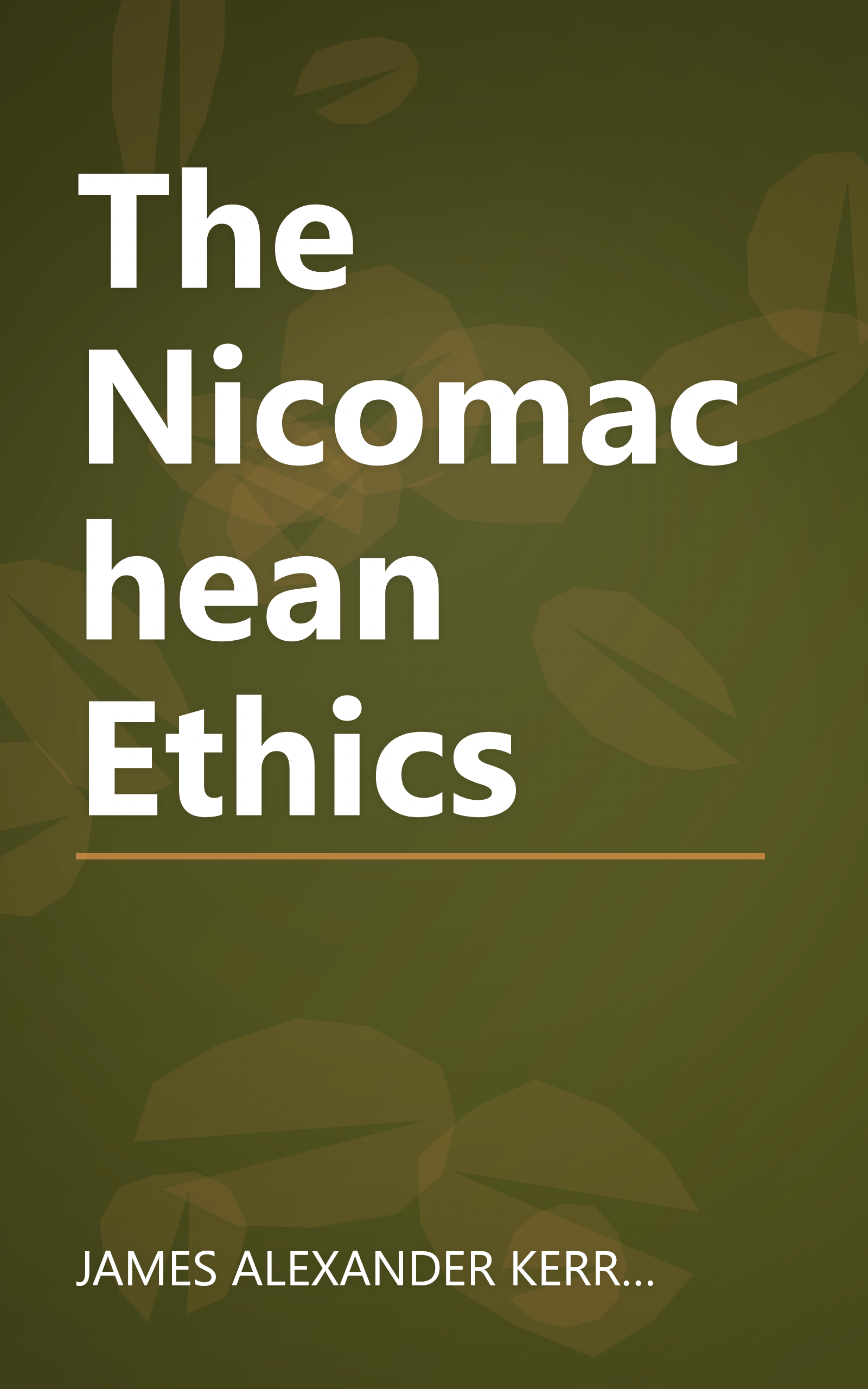 The Nicomachean Ethics book cover