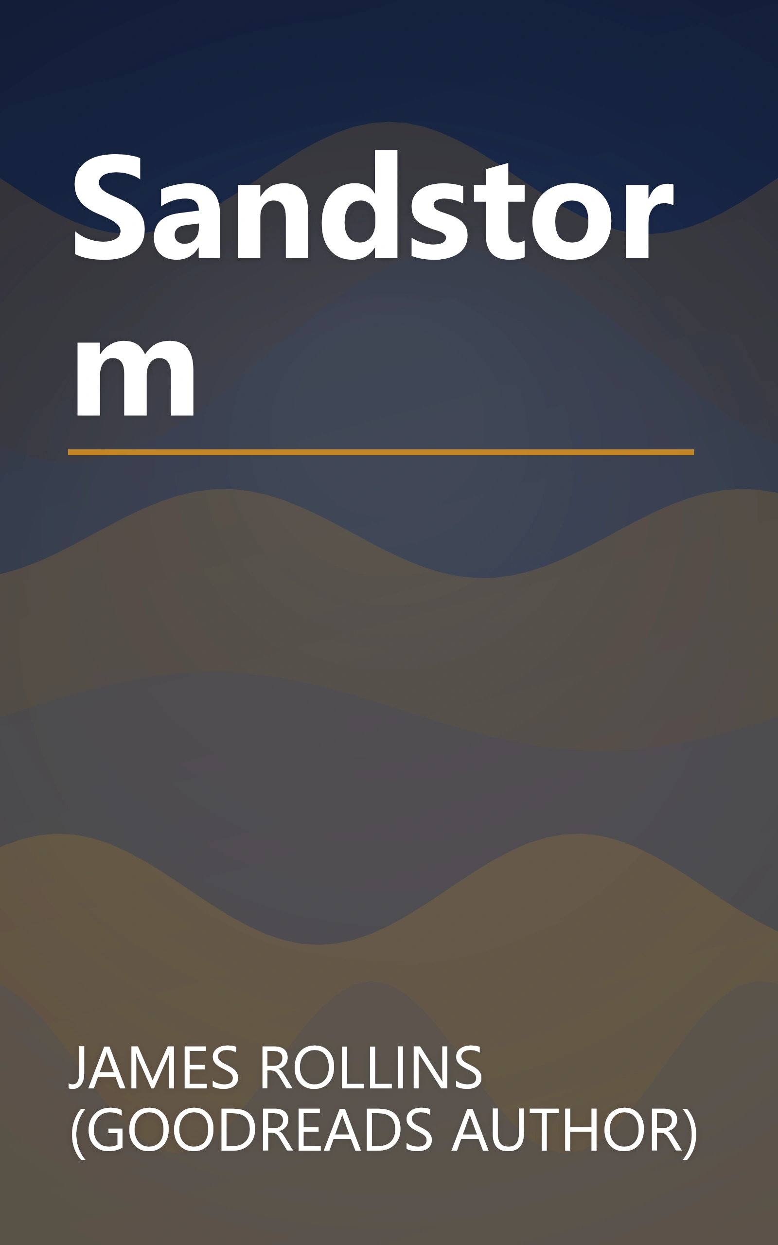 Sandstorm book cover