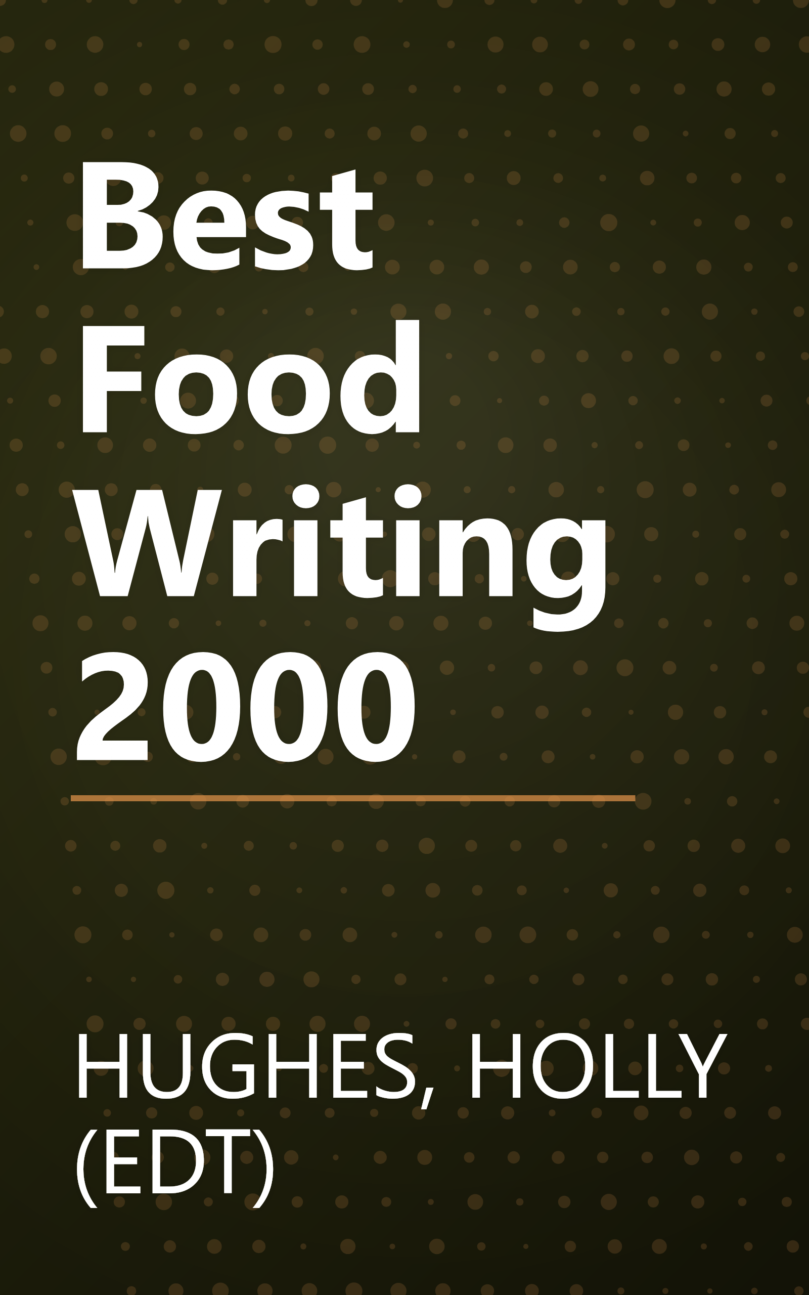 Best Food Writing 2000 book cover