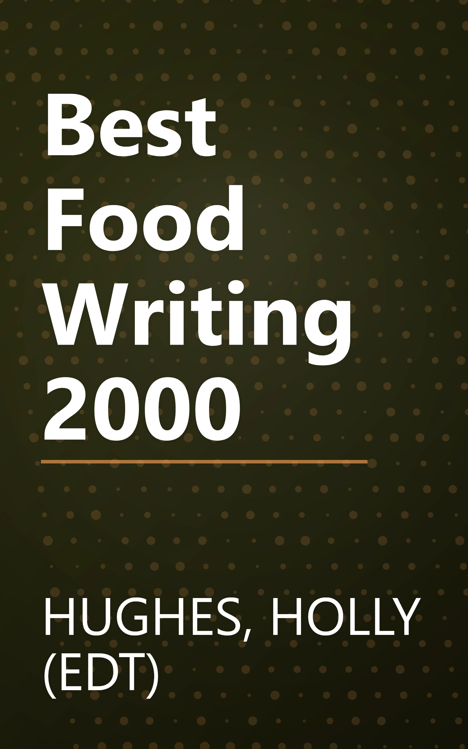 Best Food Writing 2000 book cover