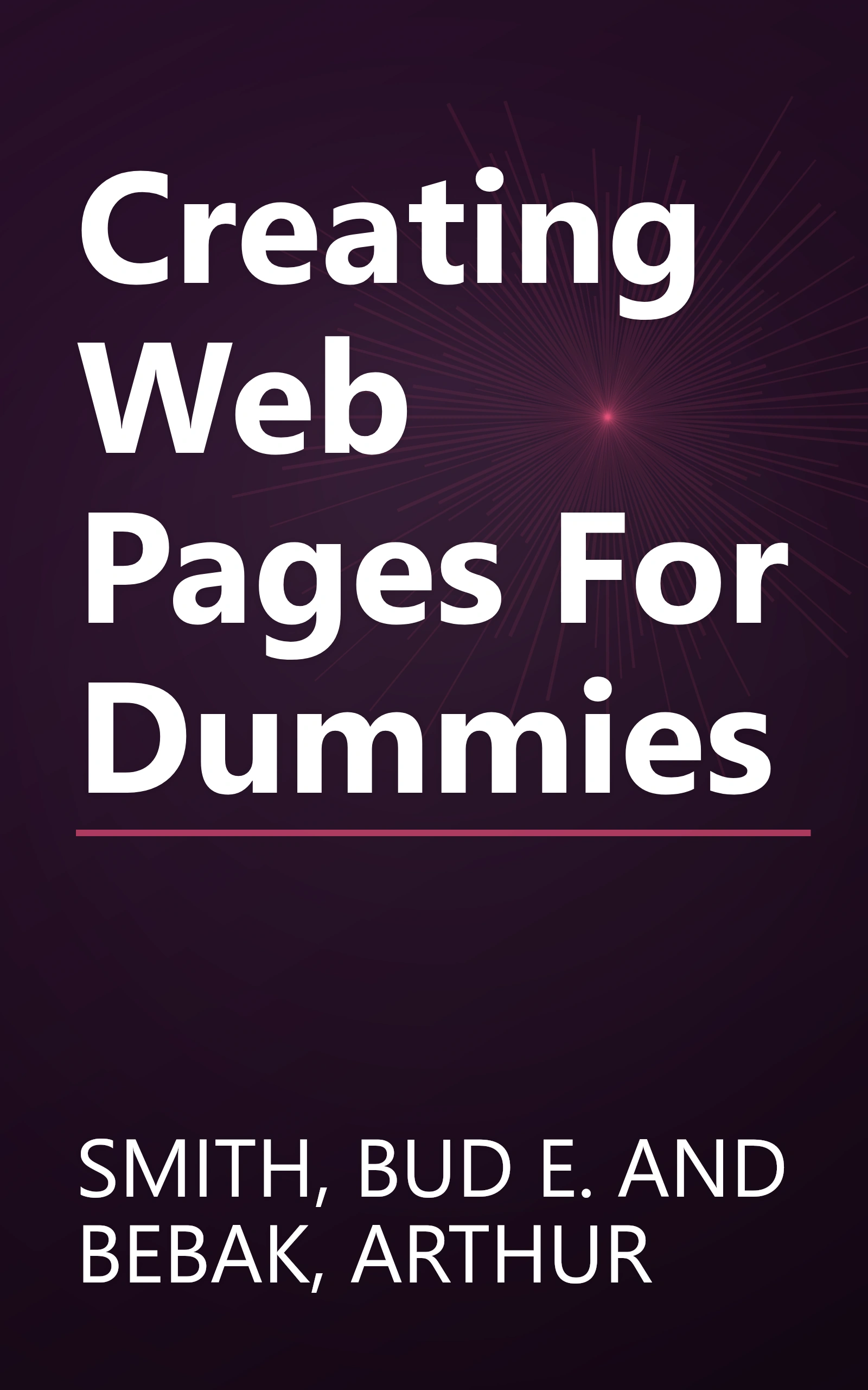 Creating Web Pages For Dummies book cover