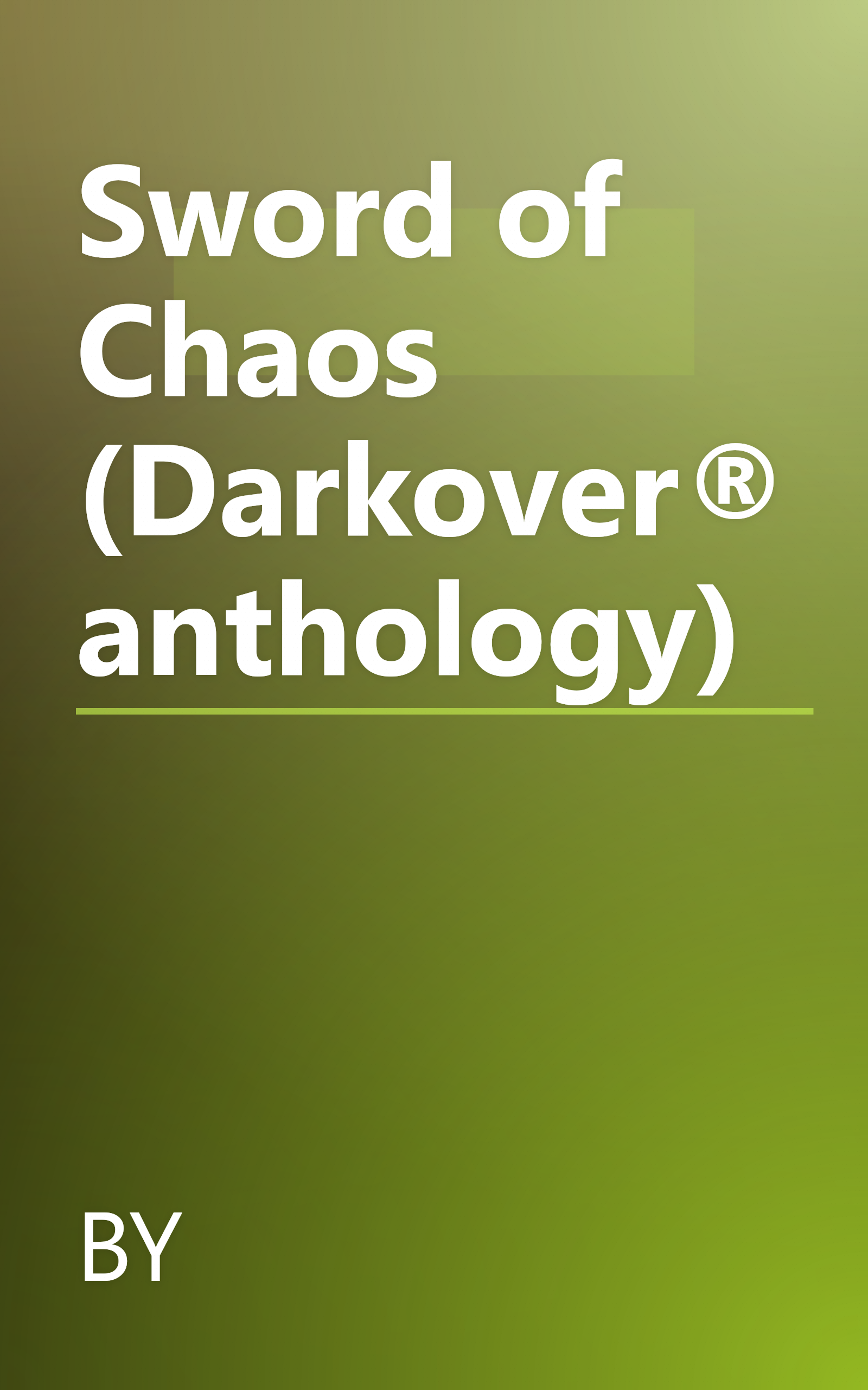 Sword of Chaos (Darkover® anthology) book cover