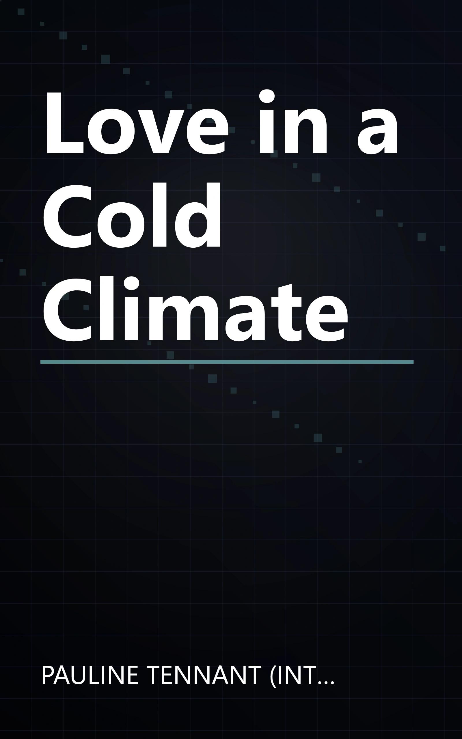 Love in a Cold Climate book cover