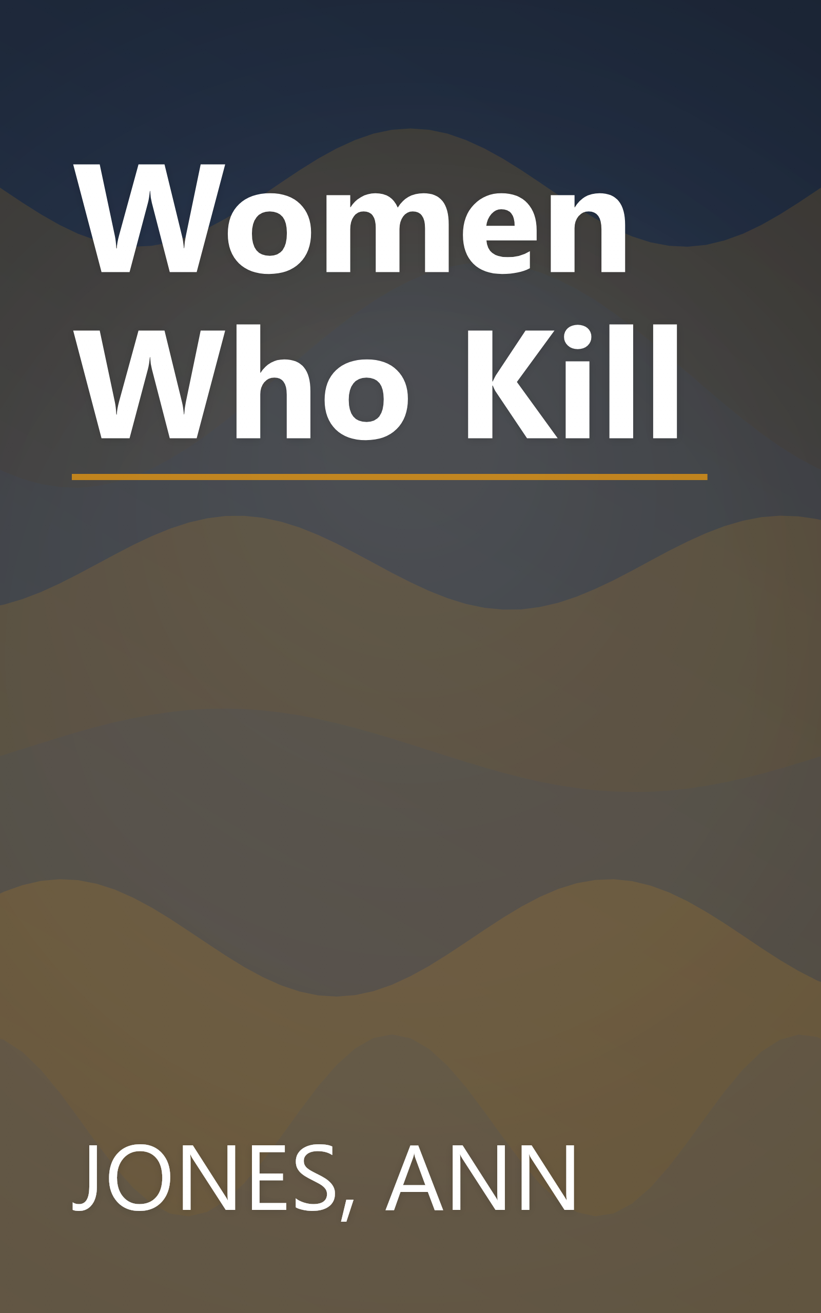 Women Who Kill book cover
