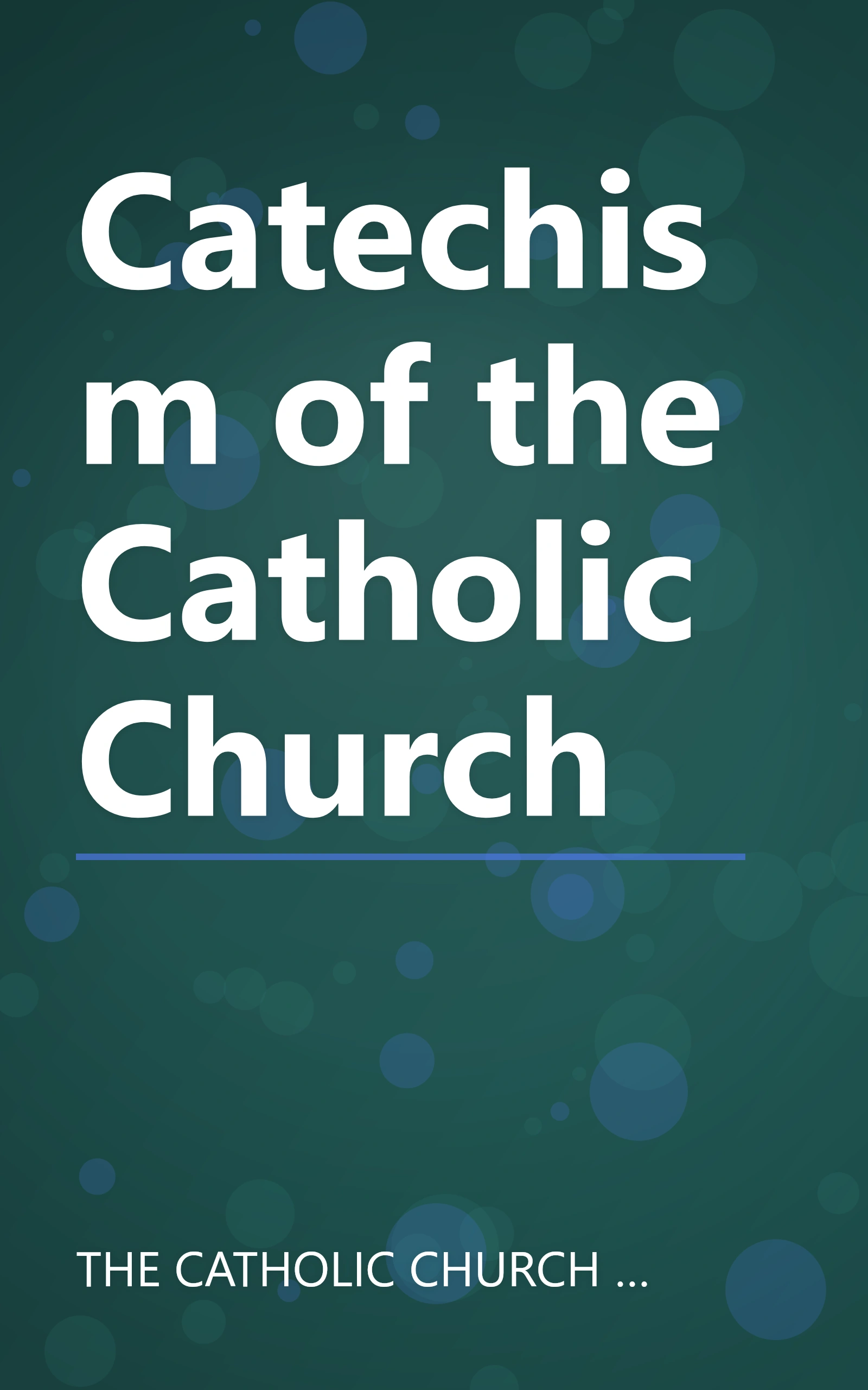 Catechism of the Catholic Church book cover