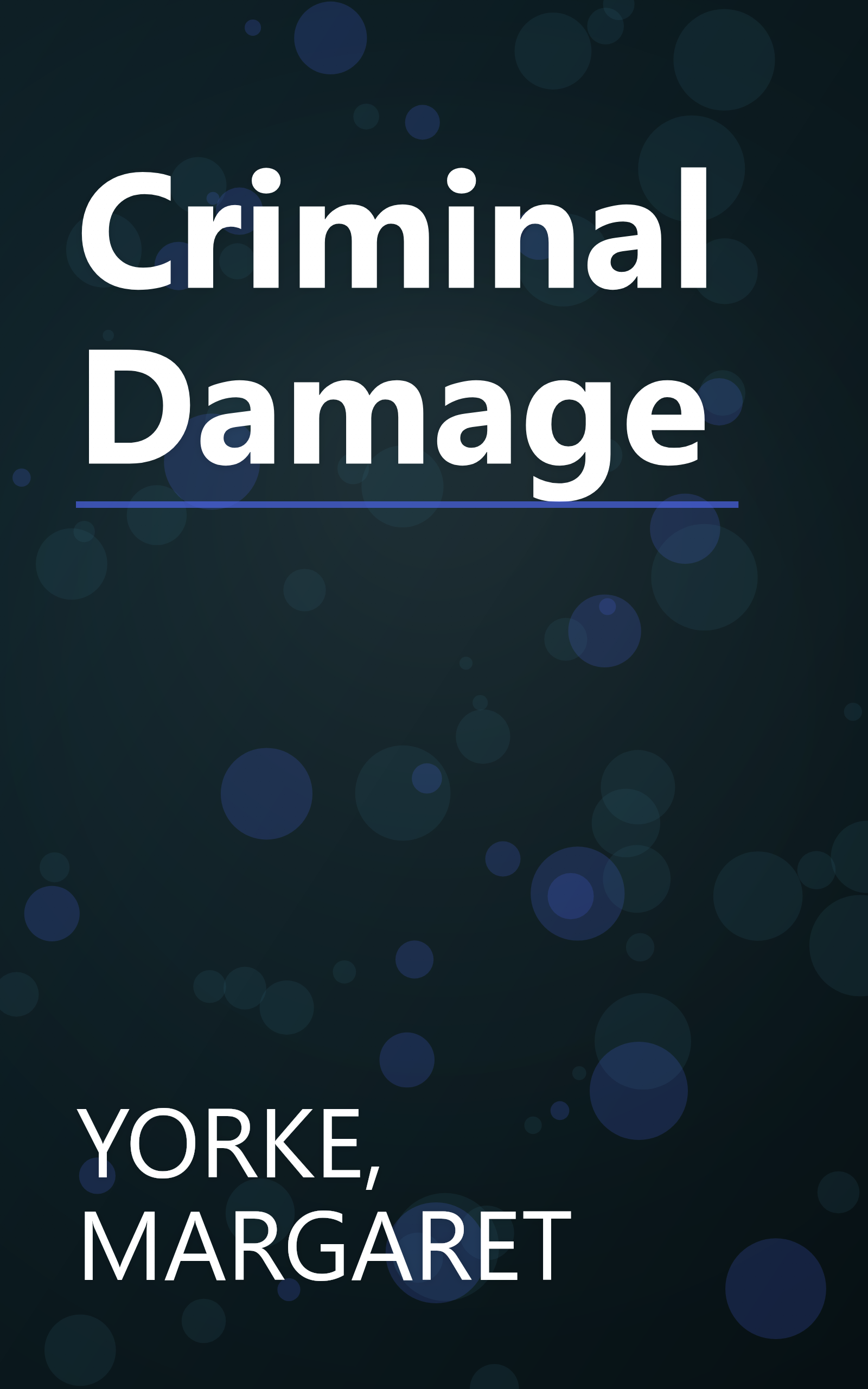 Criminal Damage book cover