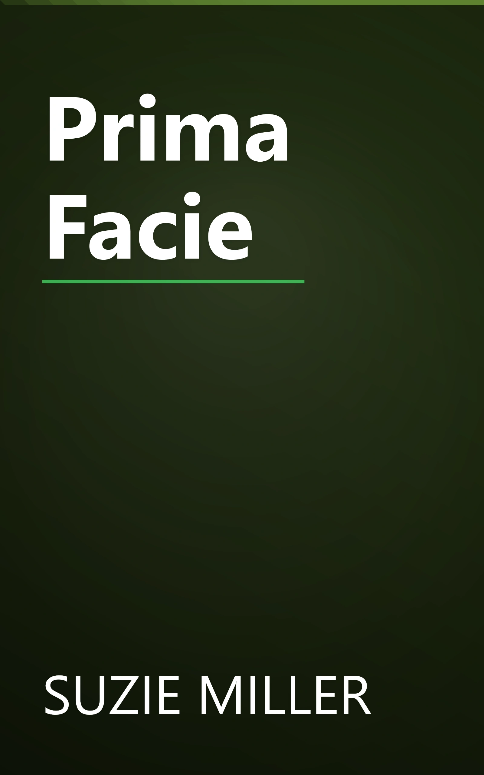 Prima Facie book cover