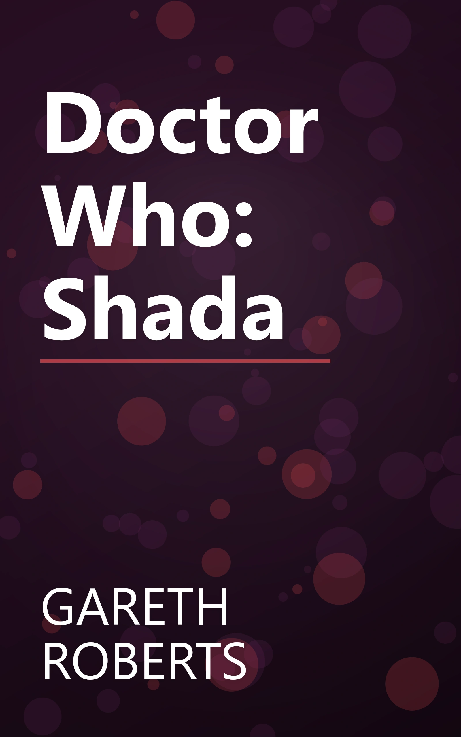 Doctor Who: Shada book cover