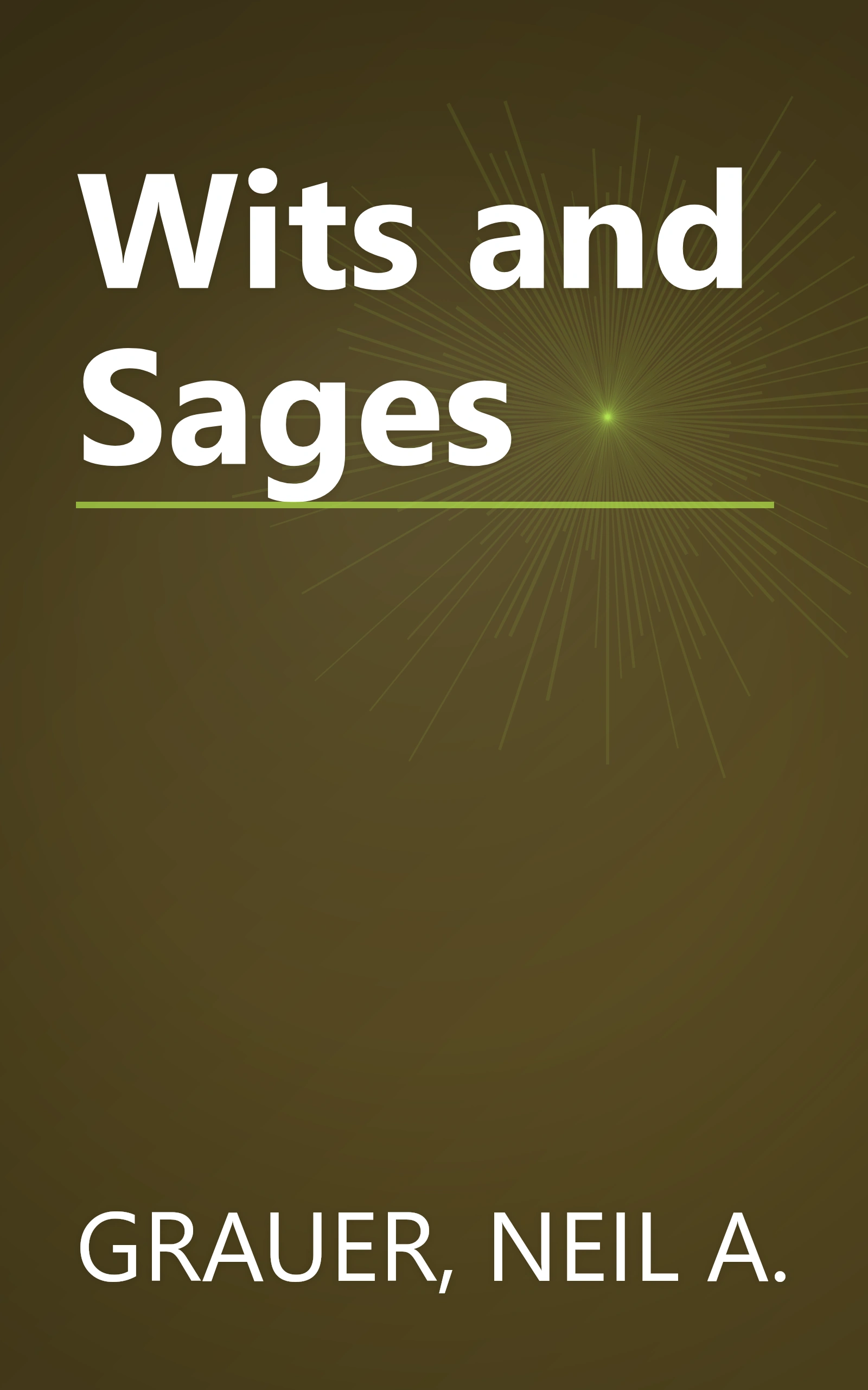 Wits and Sages book cover