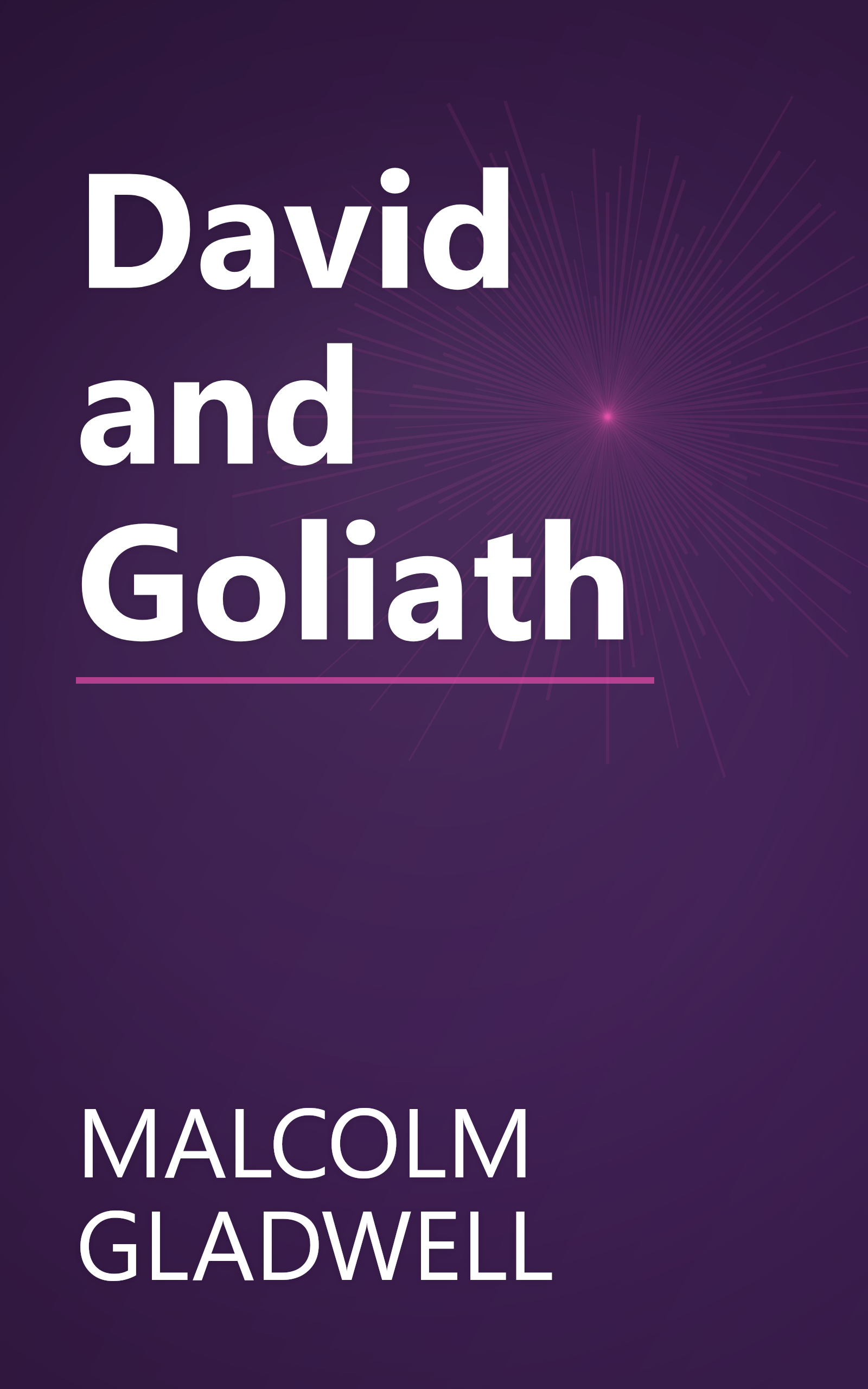 David and Goliath book cover